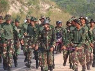 Tradisi Masuk Satuan Yonif Raider 134/TS | Website Tentara Nasional ...