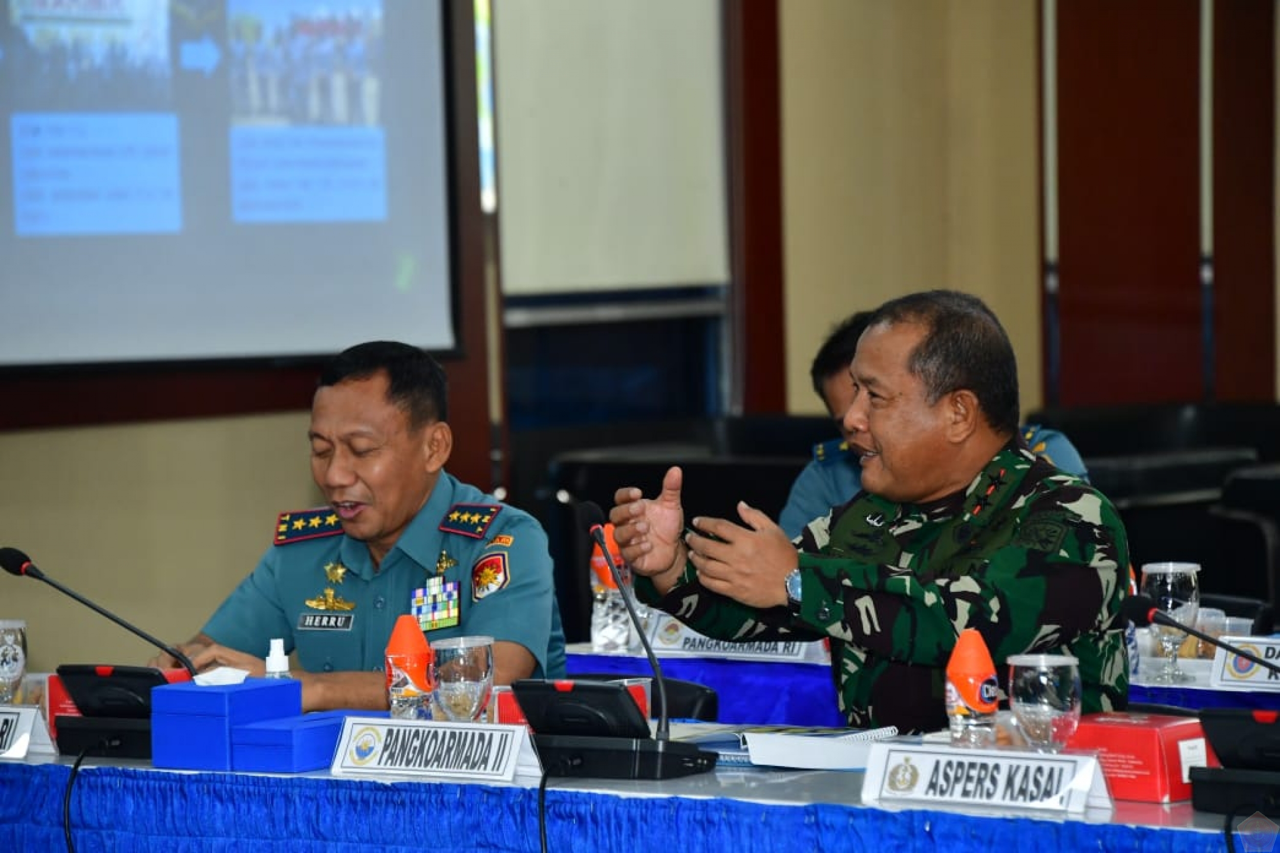 Pangkoarmada II Hadiri Paparan Satgasbak Sensus Dan Manuver Pasrat ...
