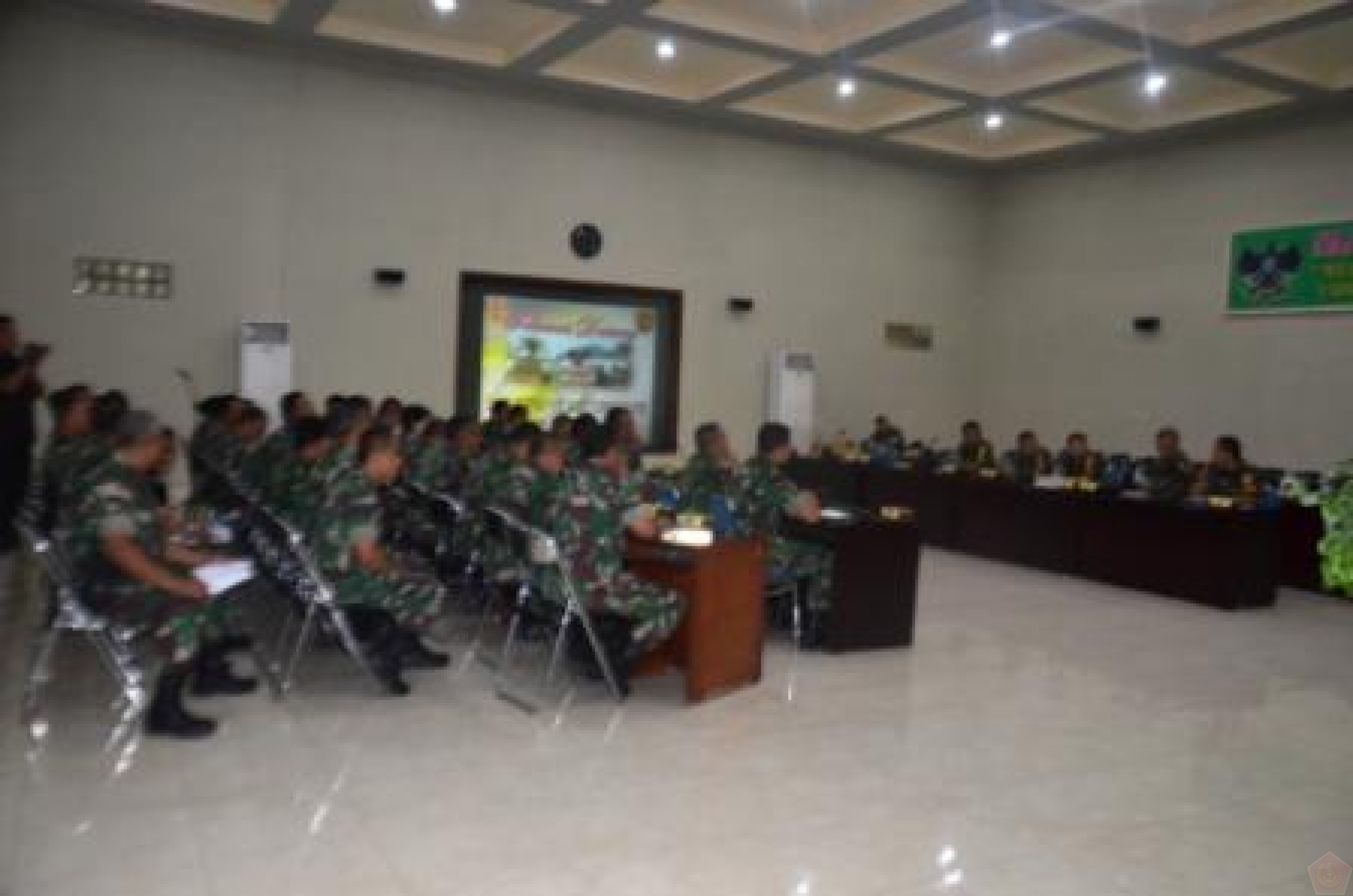 Korem 043/Gatam (Garuda Hitam) Terima Taklimat Awal Wasrik Itjenad ...