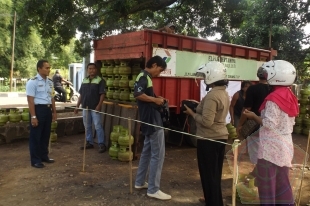 Primkopau Lanud Suryadarma Bersama Pertamina Adakan Operasi Pasar Jual ...