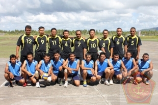 Lanud Ranai Adakan Pertandingan Volly Ball