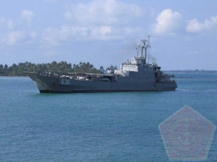 KRI Teluk Sibolga-536 Amankan Perairan Bengkulu