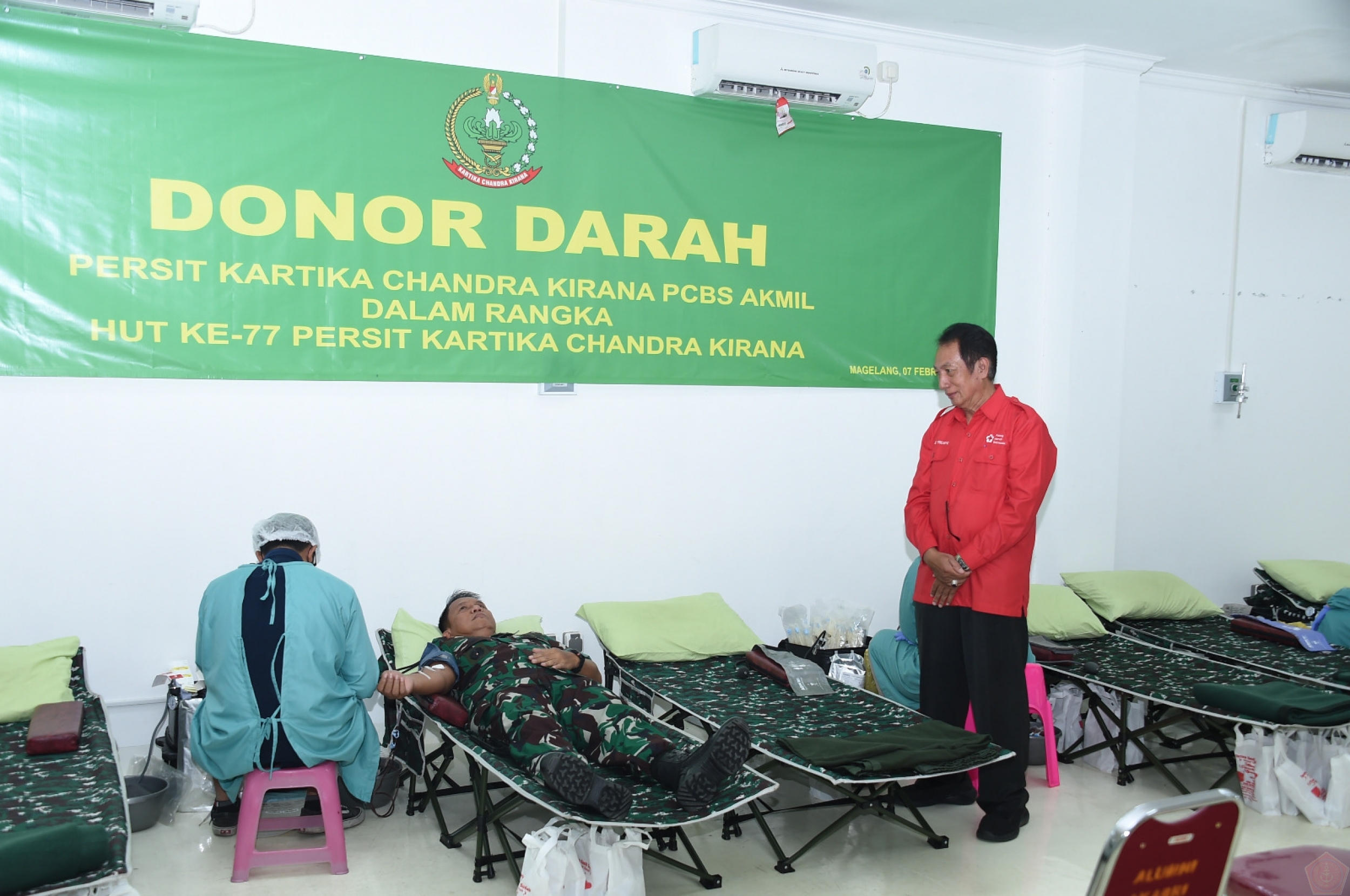 Peringati HUT Persit Ke-77 Akmil Gelar Kegiatan Donor Darah | Website Tentara Nasional Indonesia