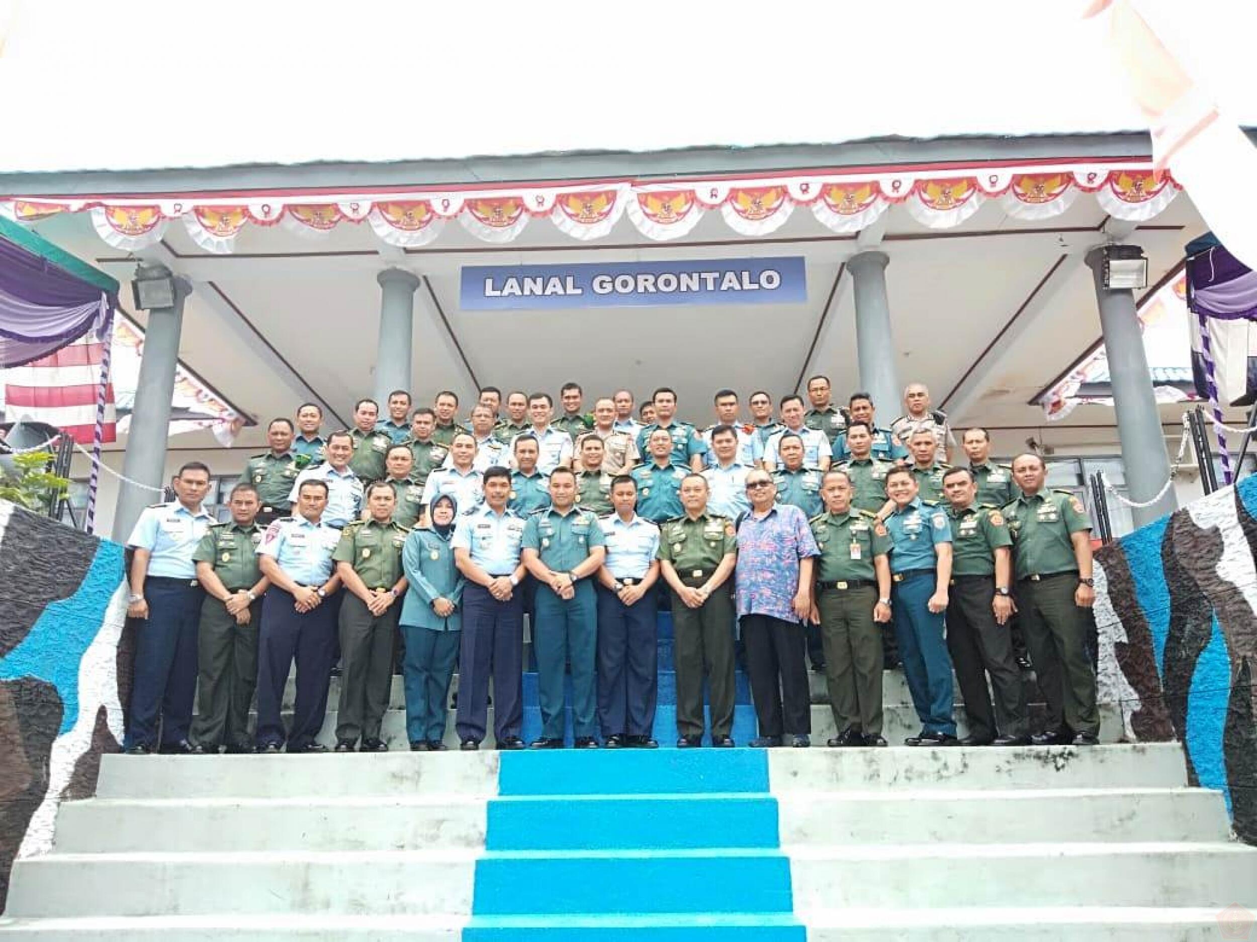 Danlanal Gorontalo Dan Komandan Satrad 224 Kwandang, Tatap Muka Dengan ...