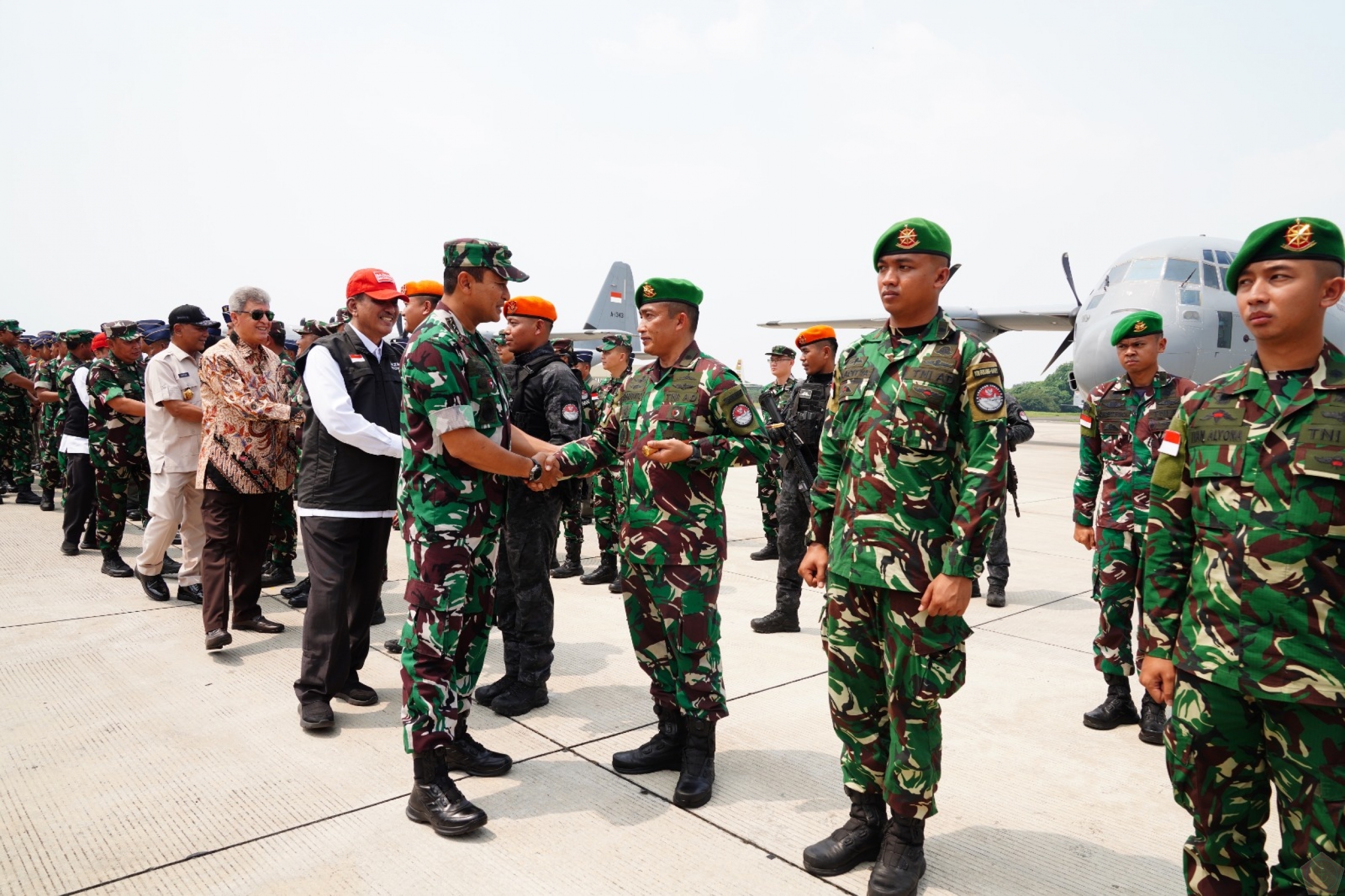 Satgas Garuda Merah Putih-II Tiba Di Tanah Air, Usai Misi Kemanusiaan ...
