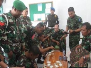 Perwira Kodim Natuna, Kipan C, dan D Yonif 134 Raider Tes Urin ...