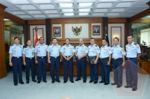 Tujuh Pejabat TNI AU Naik Pangkat