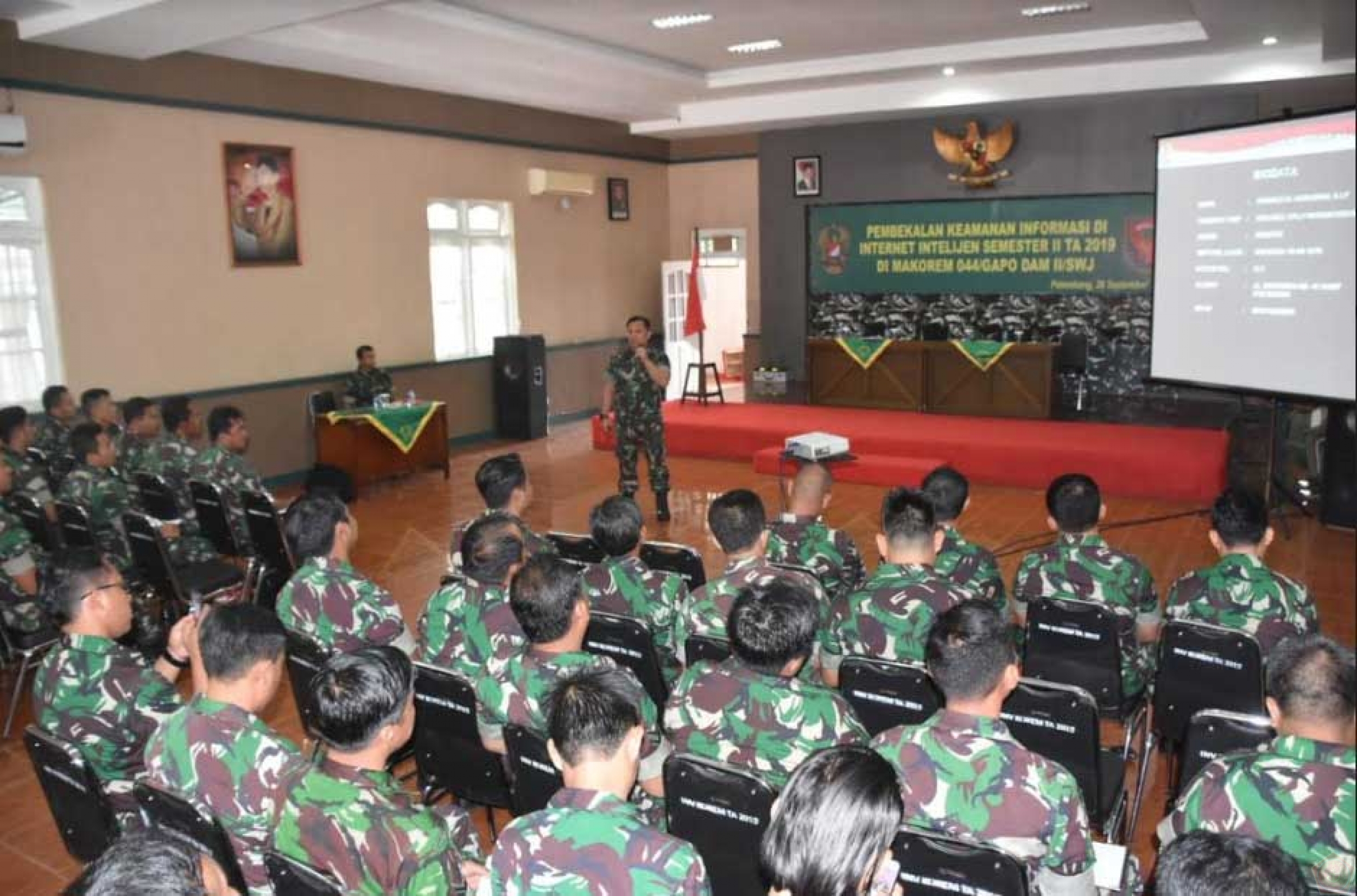 Aparat Intel Jajaran Korem Gapo Terima Pembekalan Keamanan Informasi Di ...