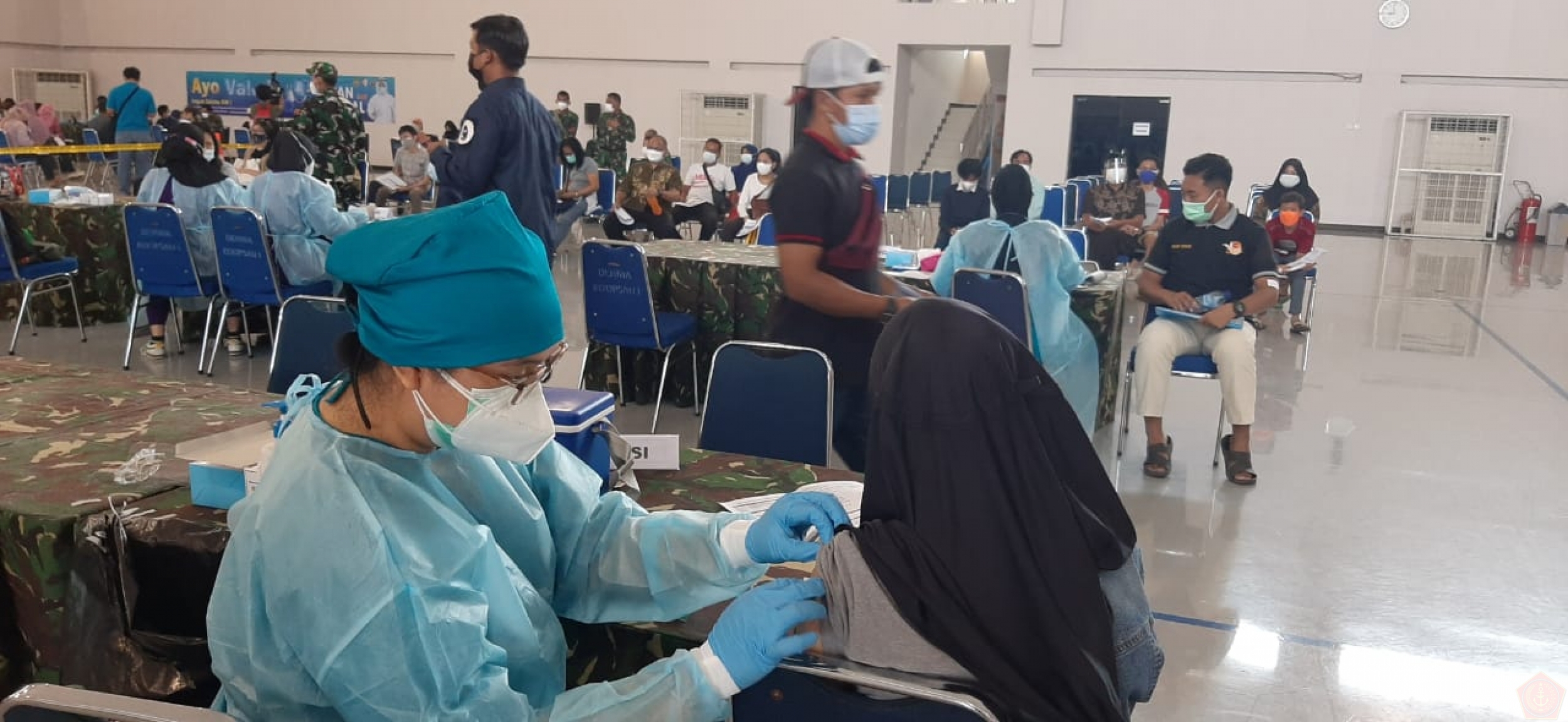 Tenaga Kesehatan Kohanudnas Sebagai Vaksinator di Koopsau I | Website ...