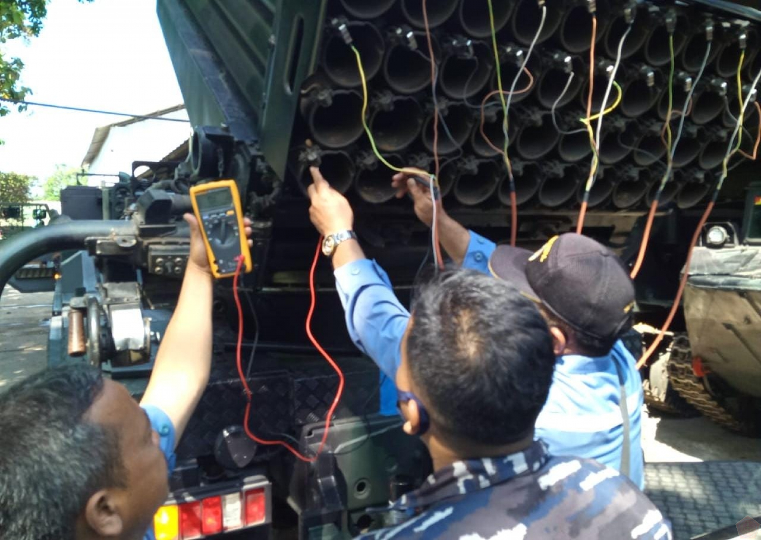 Yon Roket 1 Marinir Cek Material Tempur Dalam Rangka Latihan Armada Jaya