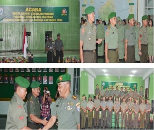 Acara Tradisi Korps Kenaikan Pangkat Korem 102/Pjg TA. 2016 | Website ...