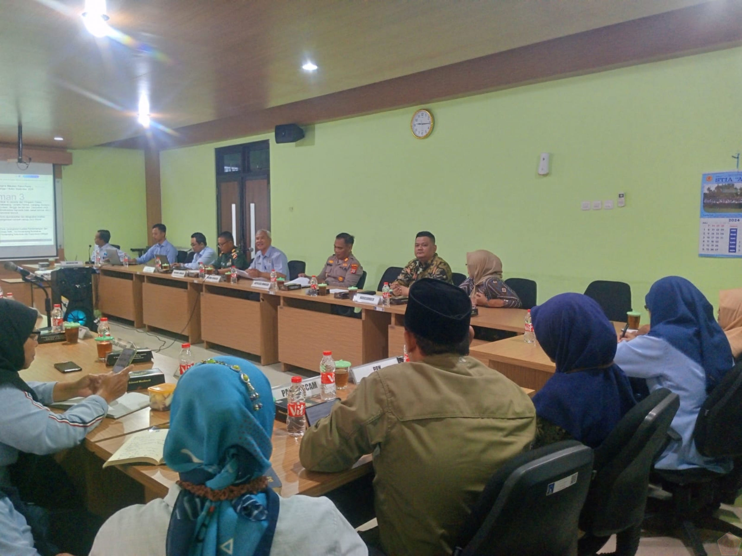 Danramil 14/Minggir Mengikuti Rakorpimkap