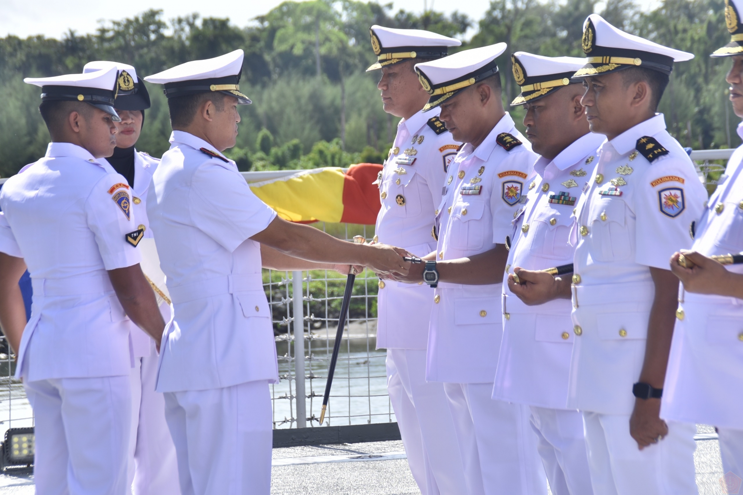 Tiga Komandan KRI Jajaran Satfib Koarmada III Berganti | Website ...