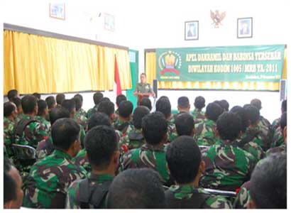 Kodim 1005/Marabahan Laksanakan Kegiatan Apel Danramil Dan Babinsa ...