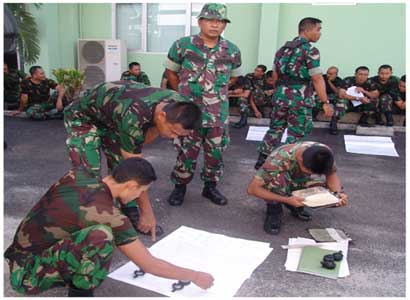 Minggu Militer Belajar Ilmu Peta | Website Tentara Nasional Indonesia
