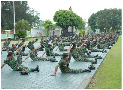 Senam Aerobic Dilanjutkan Dengan Bela Diri Militer Yong Moodo | Website ...