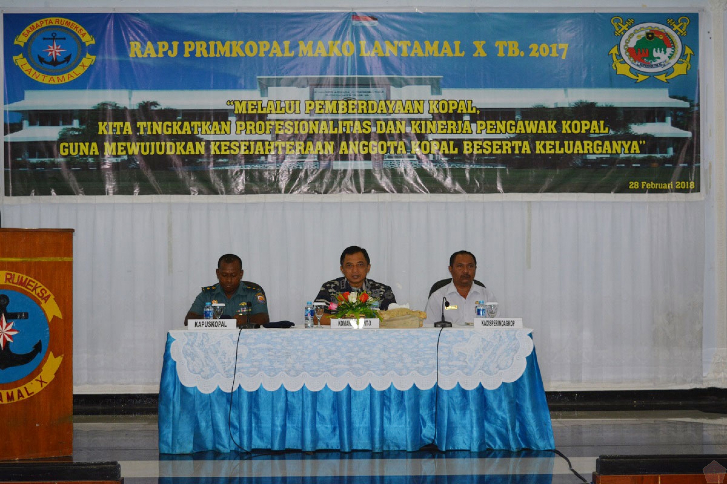 Lantamal X Gelar RAPJ Primkopal Tahun Buku 2018 | Website Tentara ...