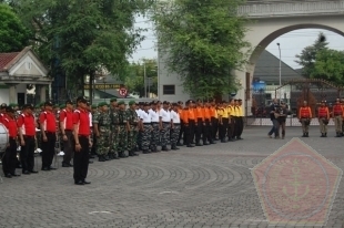 Prajurit Lanal Semarang Ikuti Apel Siaga Bencana Tingkat Kota Semarang ...