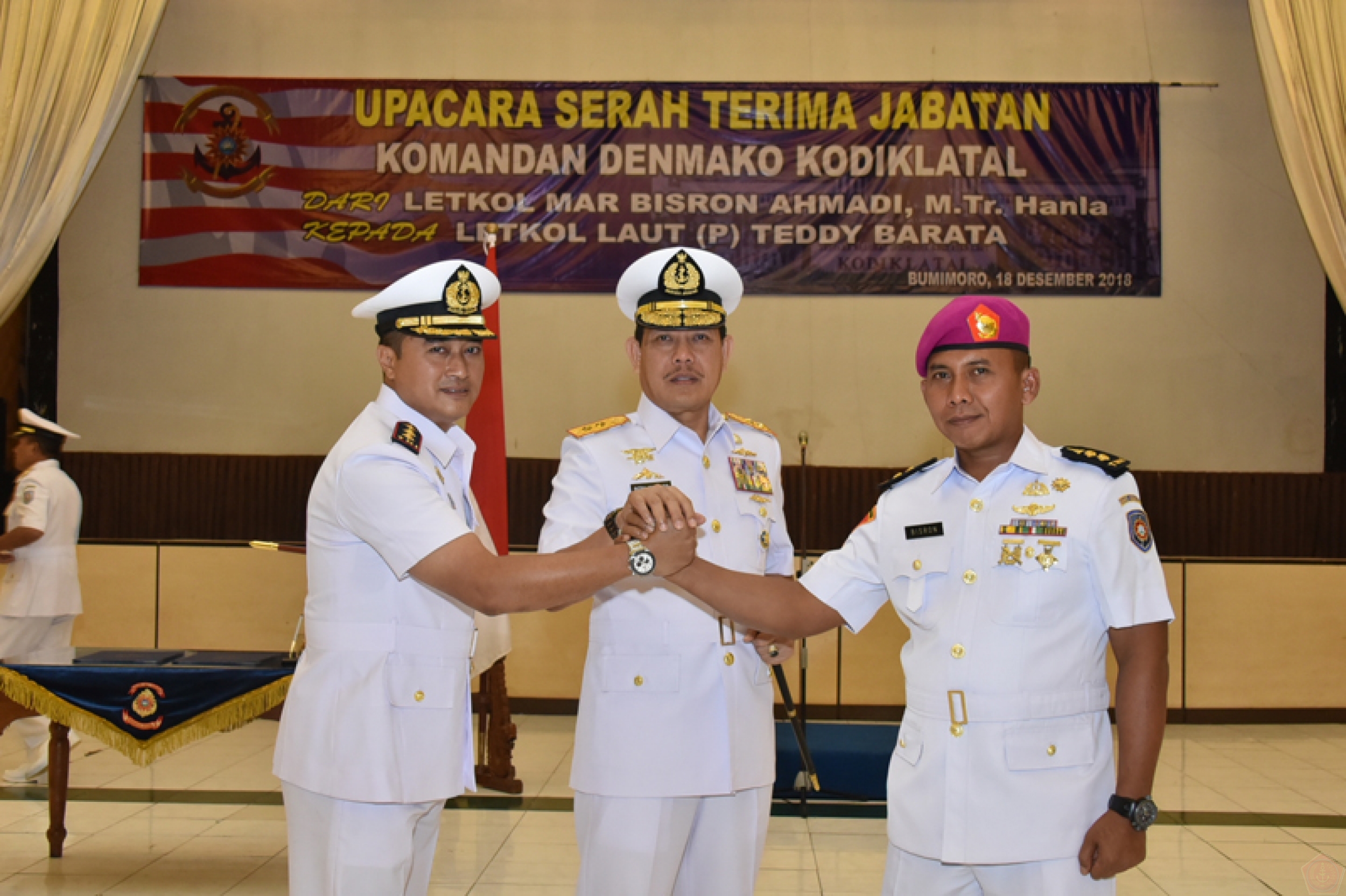 Letkol Laut (P) Teddy Barata Jabat Komandan Denmako Kodiklatal ...