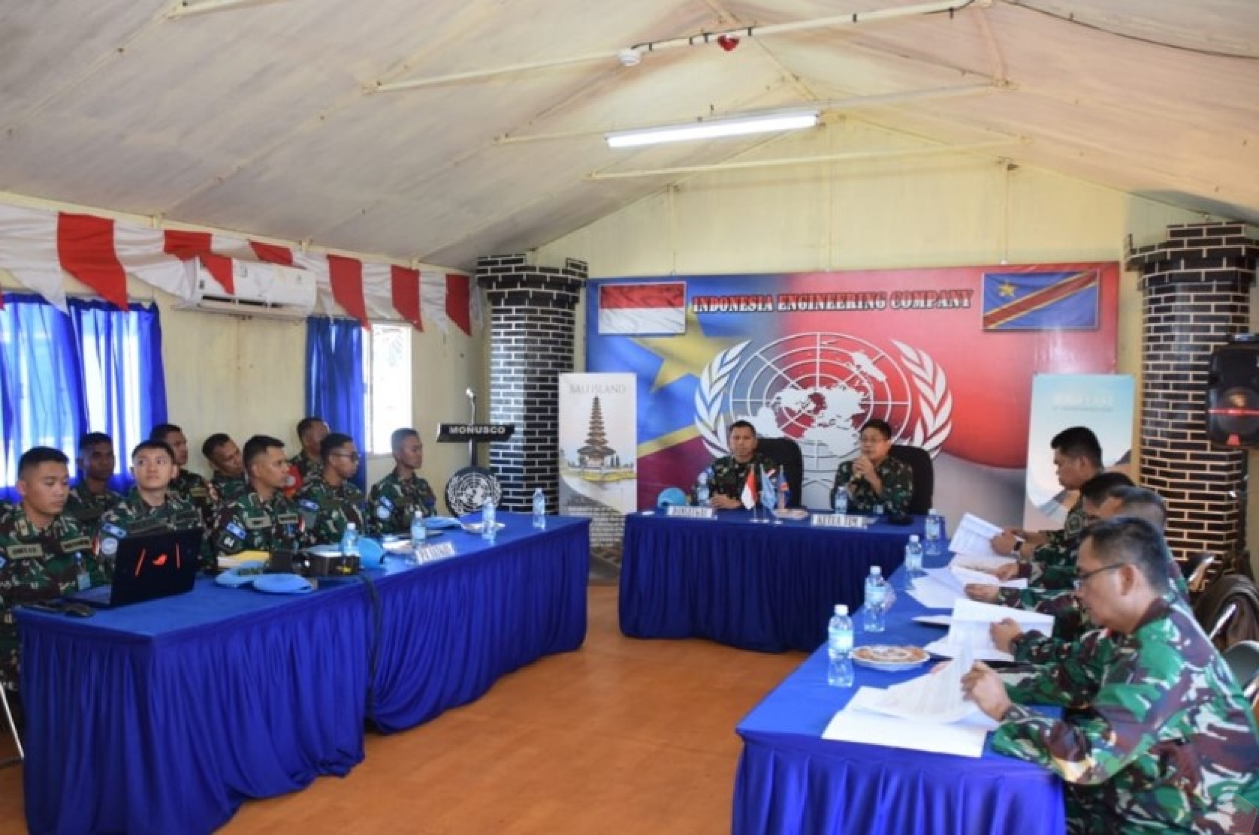 Satgas KIZI TNI Konga XX-T Menerima Kunjungan Tim Verifikasi Dari PMPP ...