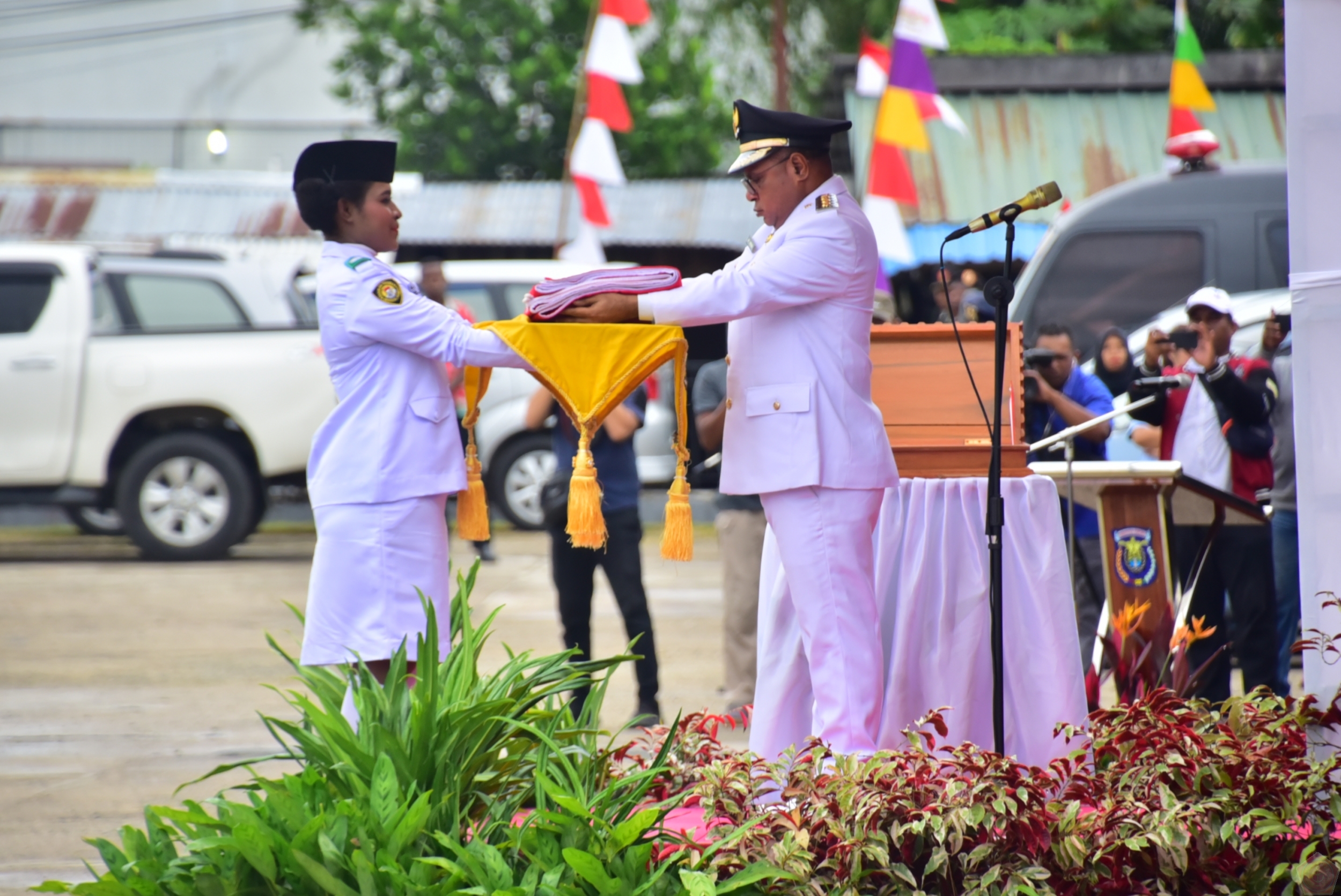 Asintel Danpasmar 3 Hadiri Upacara Peringatan HUT Ke-78 Kemerdekaan RI ...