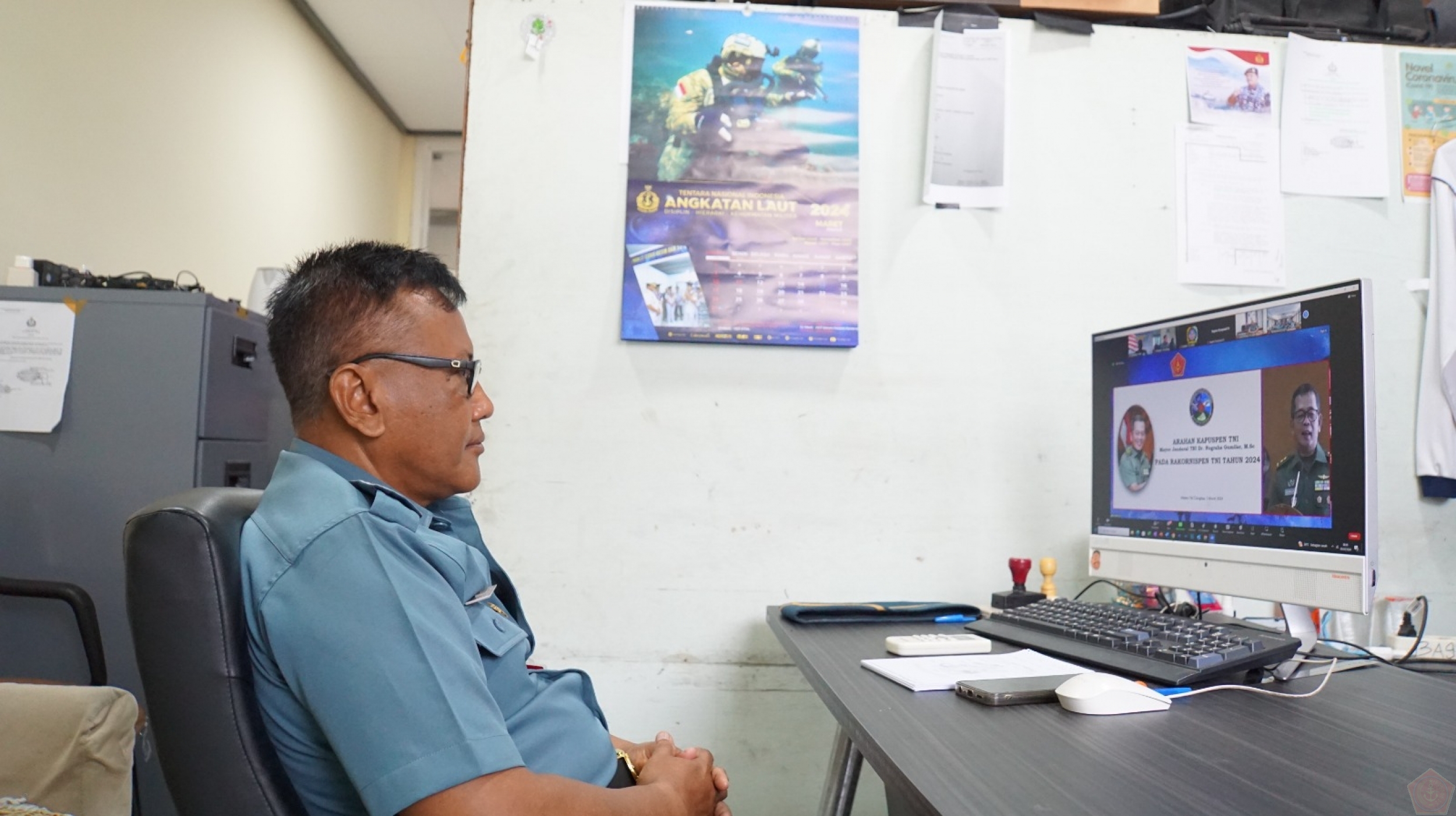 Bagpen STTAL Ikuti Rakornispen TNI Tahun 2024 Secara Daring | Website ...