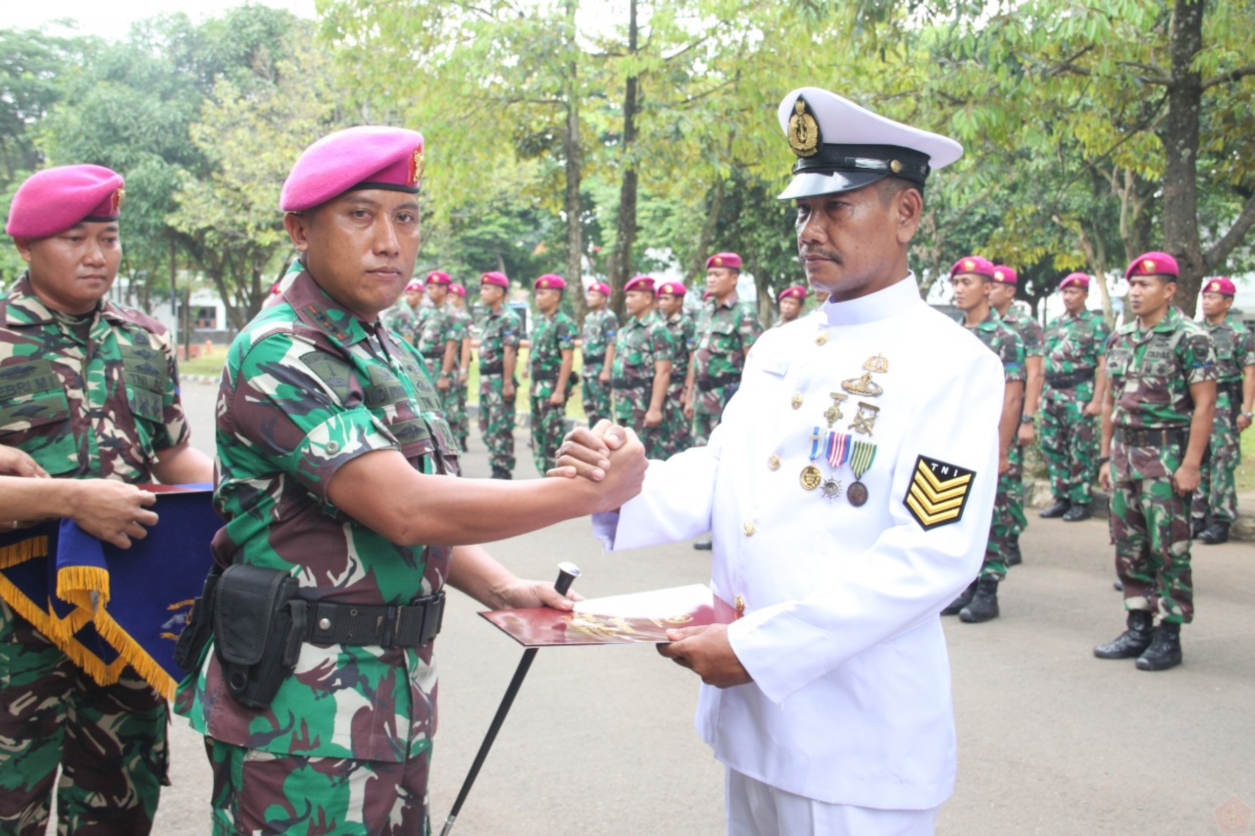 Upacara Dan Tradisi Wisuda Purna Tugas Prajurit Yon Howitzer 1 Marinir ...