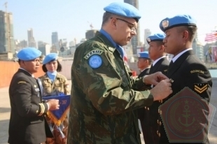 Prajurit Satgas Maritim Tni Konga Xxviii I Unifil Dianugerahi Medali