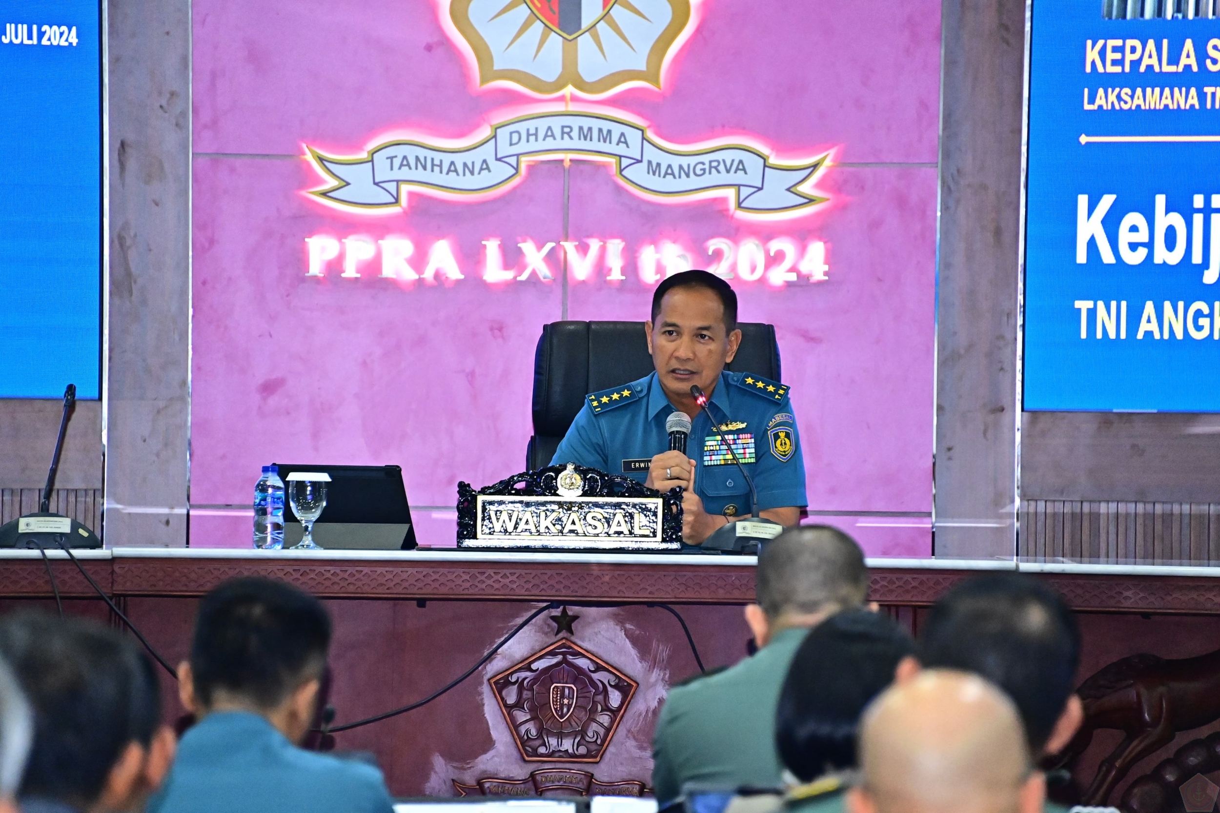 Beri Gambaran Kebijakan Pembinaan Kekuatan TNI AL, Wakasal Ceramah Di ...