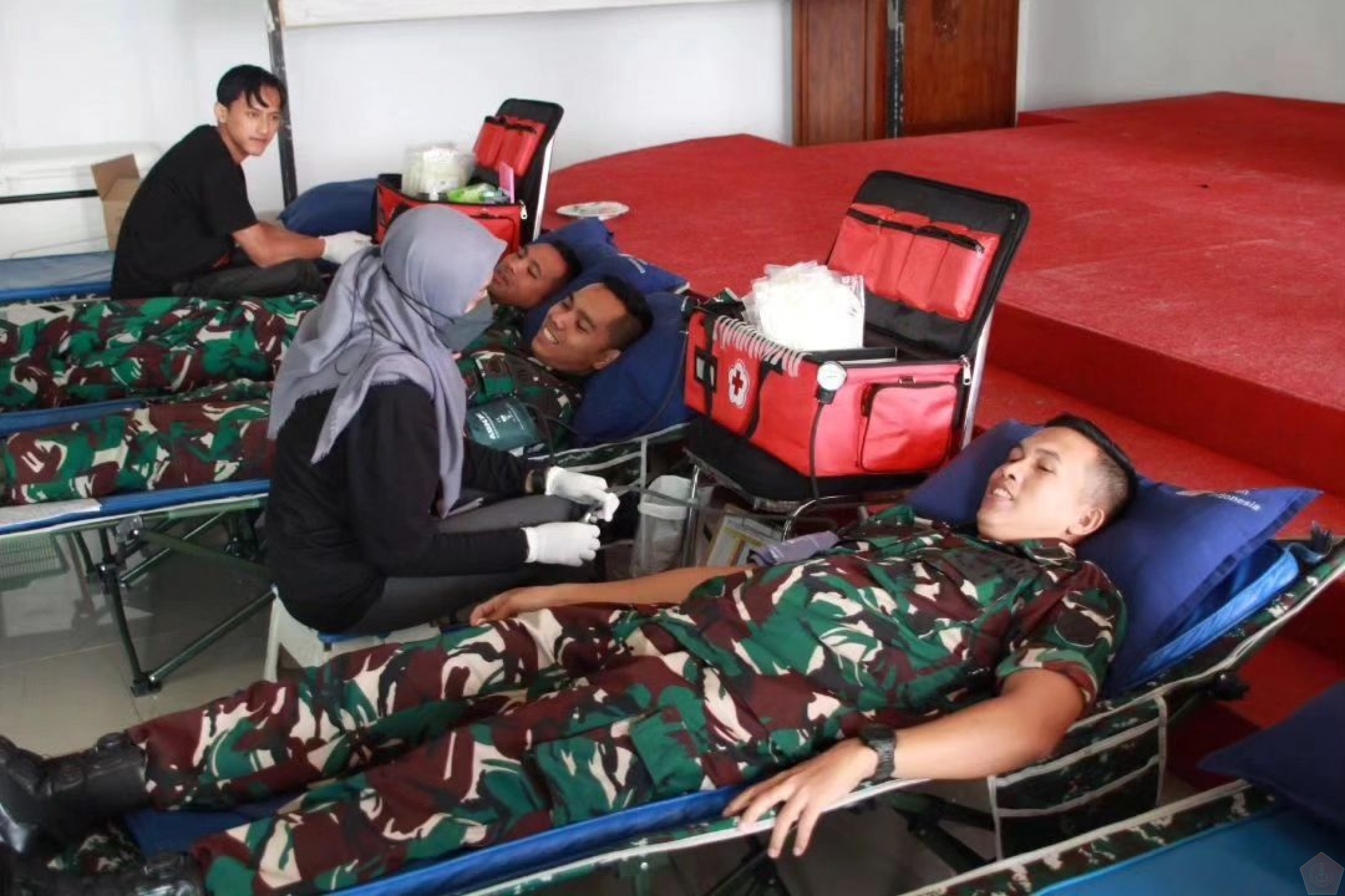 Dalam Rangka HUT Ke-78 RI, Brigif Mekanis 14 Gelar Bakti Sosial Donor ...