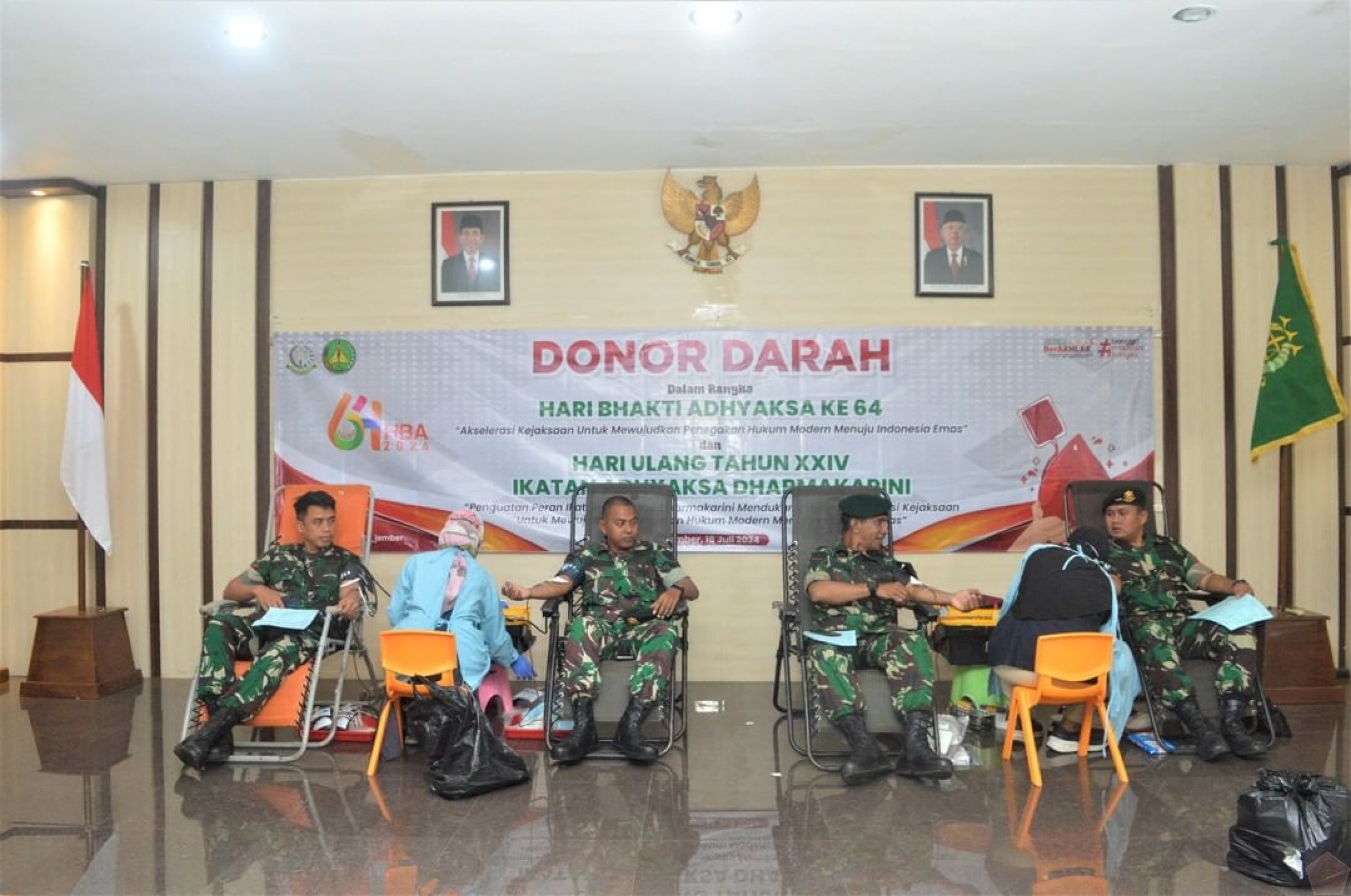 Bentuk Kepedulian Kepada Sesama, Prajurit Brigif 9 Kostrad, Donor Darah ...