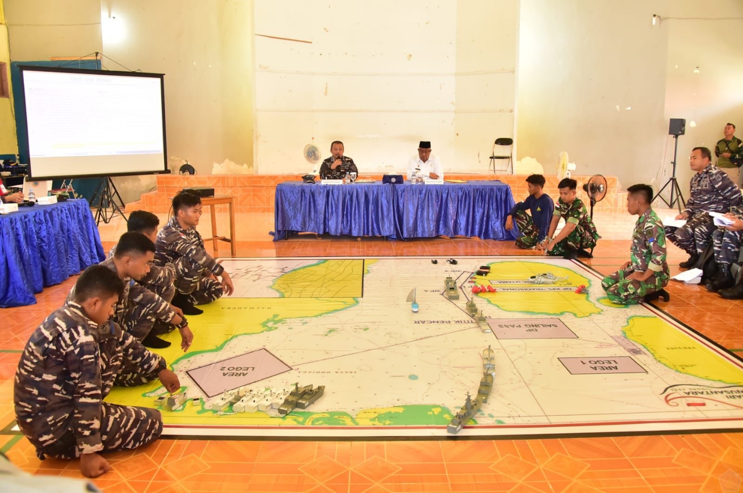 TNI AL Gelar Tactical Floor Game Jelang Hari Nusantara 2023 Di Maluku ... TNI AL Gelar Tactical Floor Game Jelang Hari Nusantara 2023 Di Maluku ...