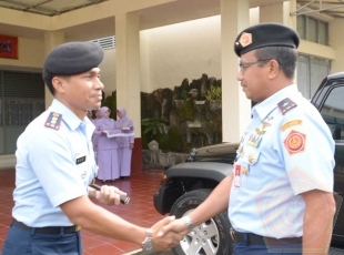 Pangkosekhanudnas I Kunjungan kerja Di Satrad 211 Tanjung Kait