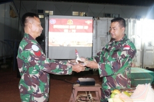 Peringatan HUT Zeni TNI AD ke-70 di Afrika Tengah | Website Tentara ...