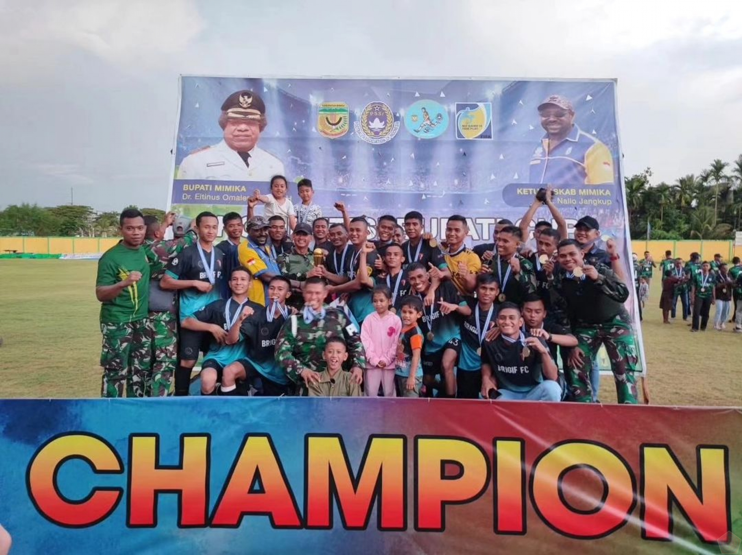 Brigif 20 Football Club (FC) Raih Juara 1 Pada Final Pertandingan ...
