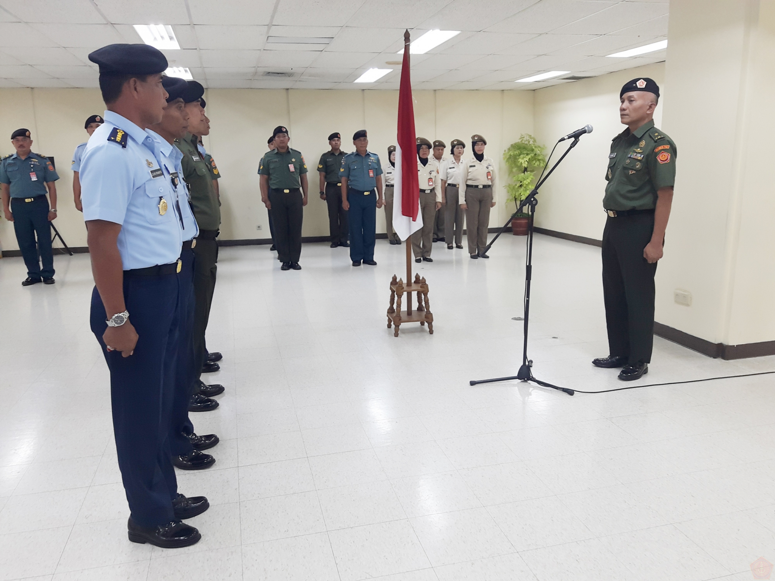 Kapusdalops TNI Terima Laporan Korps Kenaikan Pangkat Dan Penerimaan ...
