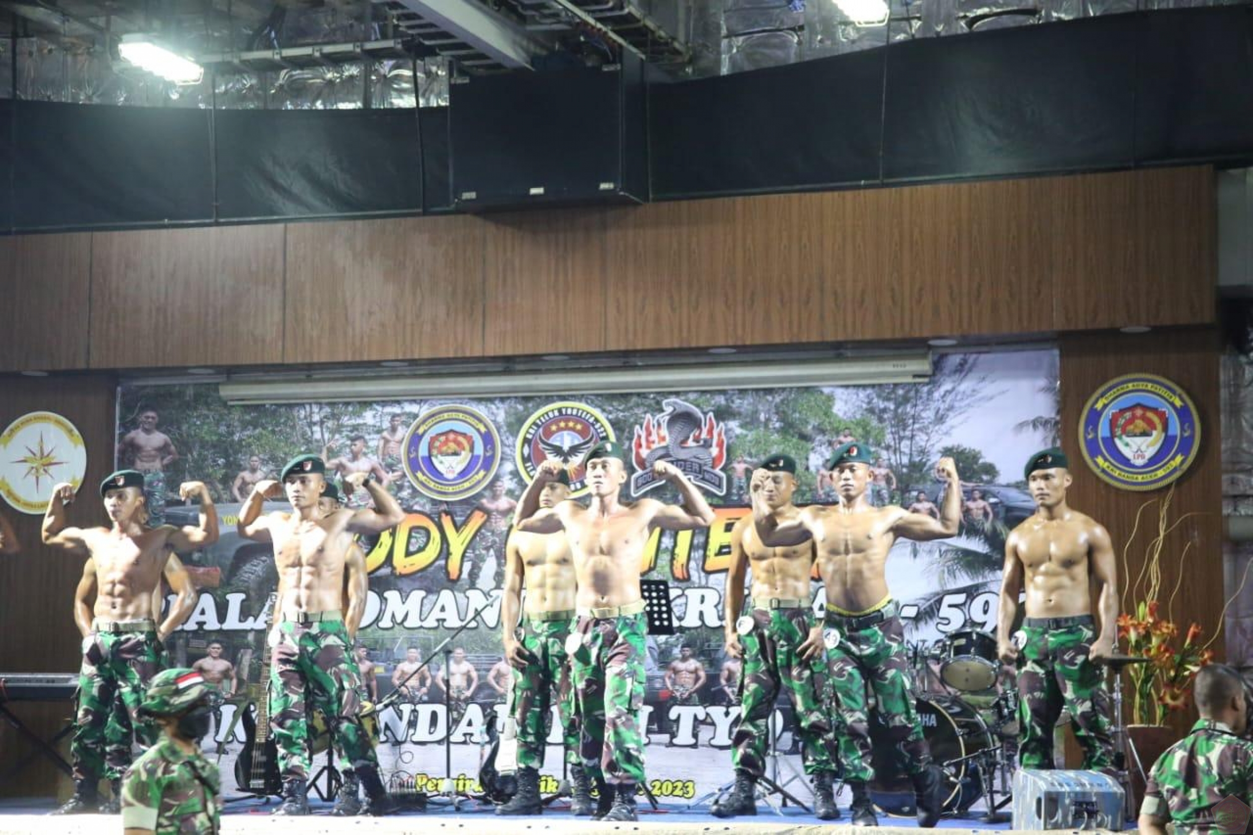 Body Contest Piala Komandan KRI BAC-593 Dan Komandan KRI TYO-522 ...