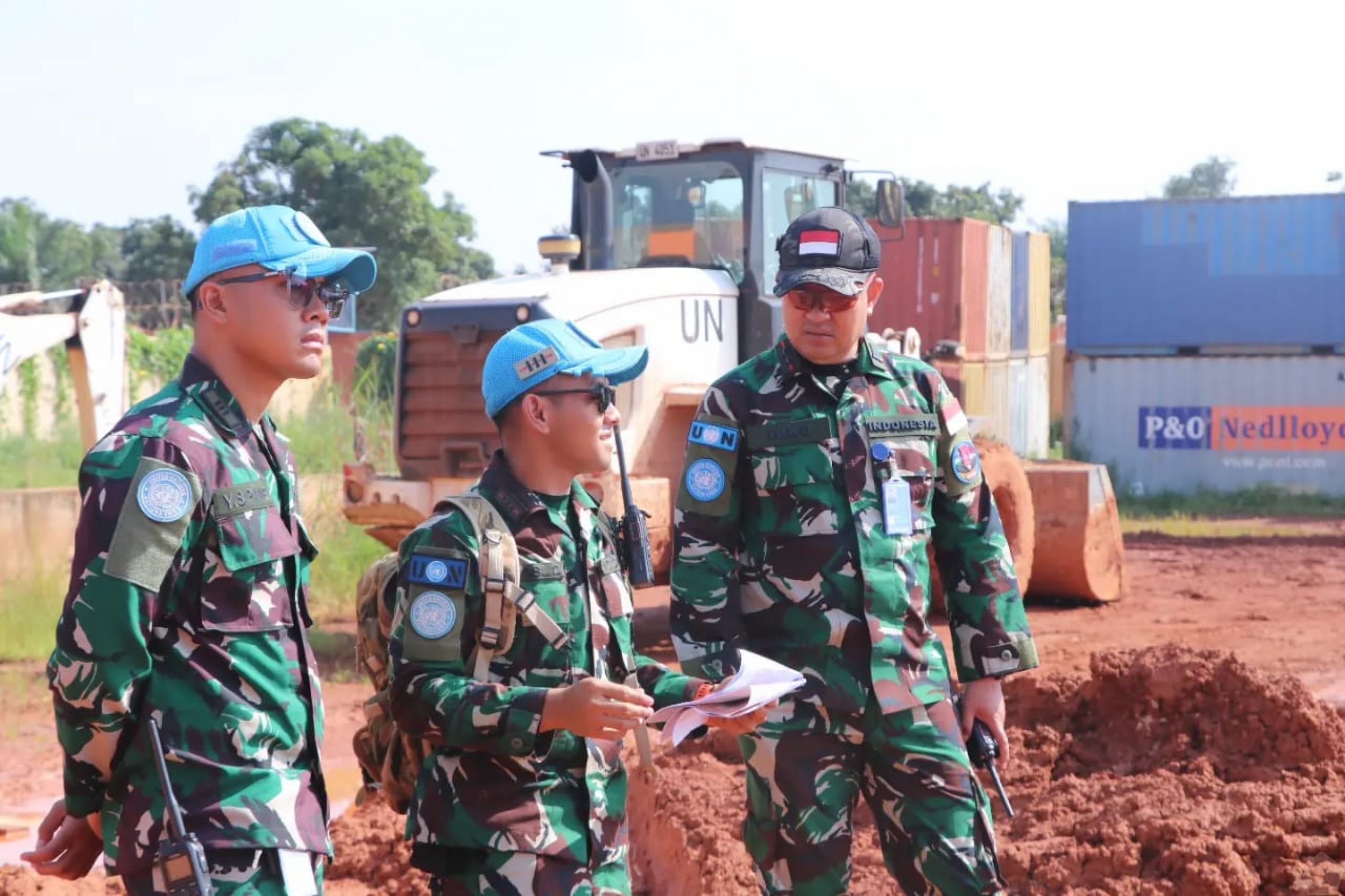 Satgas Kizi TNI KONGA XXXVII-J MINUSCA Bangun Guest House di Area Super Camp MINUSCA, Bingui ...