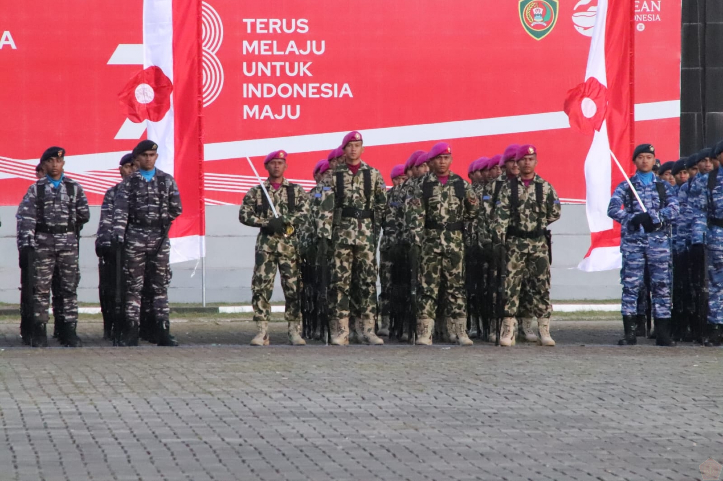 Prajurit Petarung Salawaku Mengikuti Upacara HUT RI Ke-78 Tahun Di ...