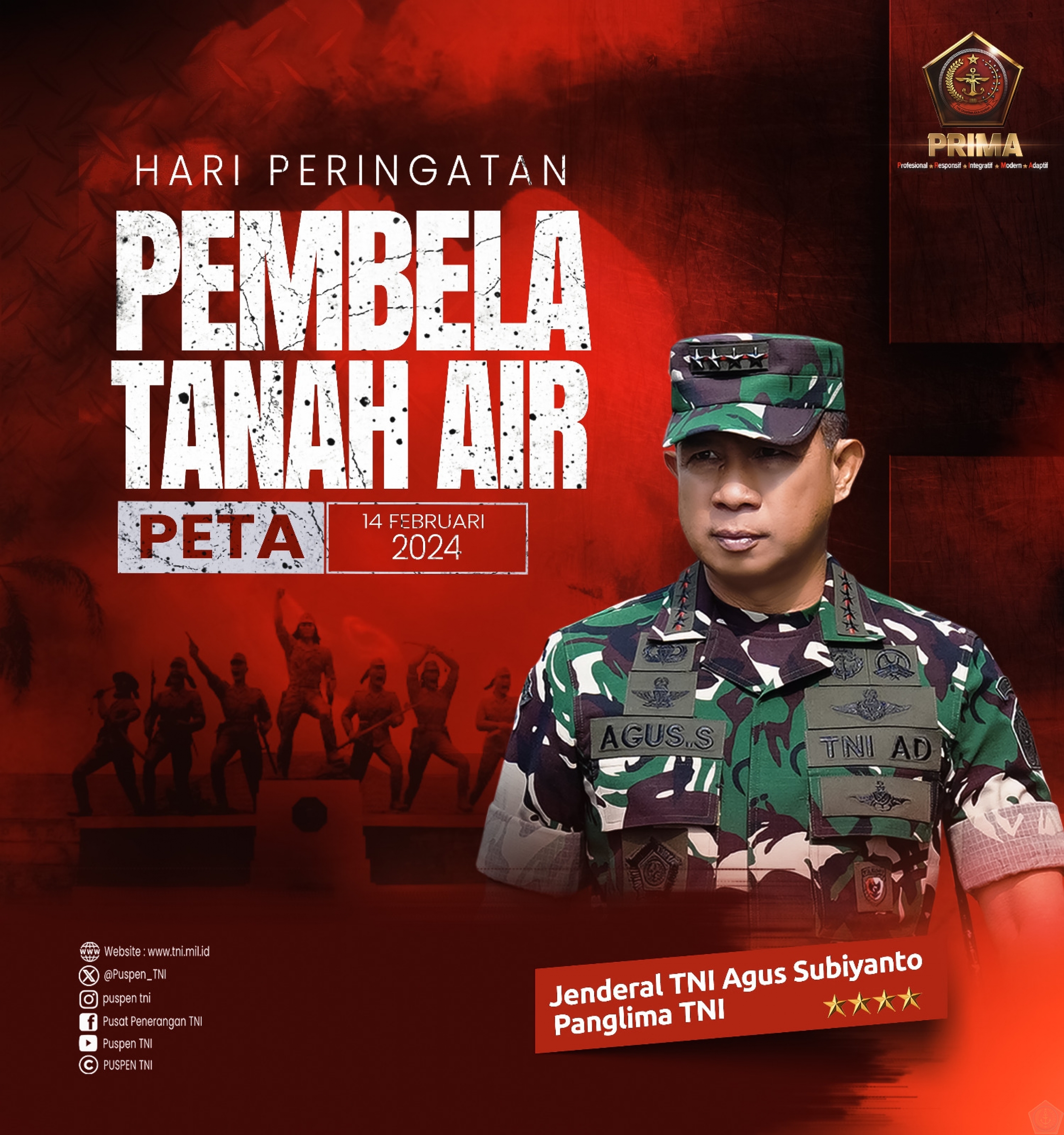 Hari Peringatan Pembela Tanah Air Peta | Website Tentara Nasional Indonesia
