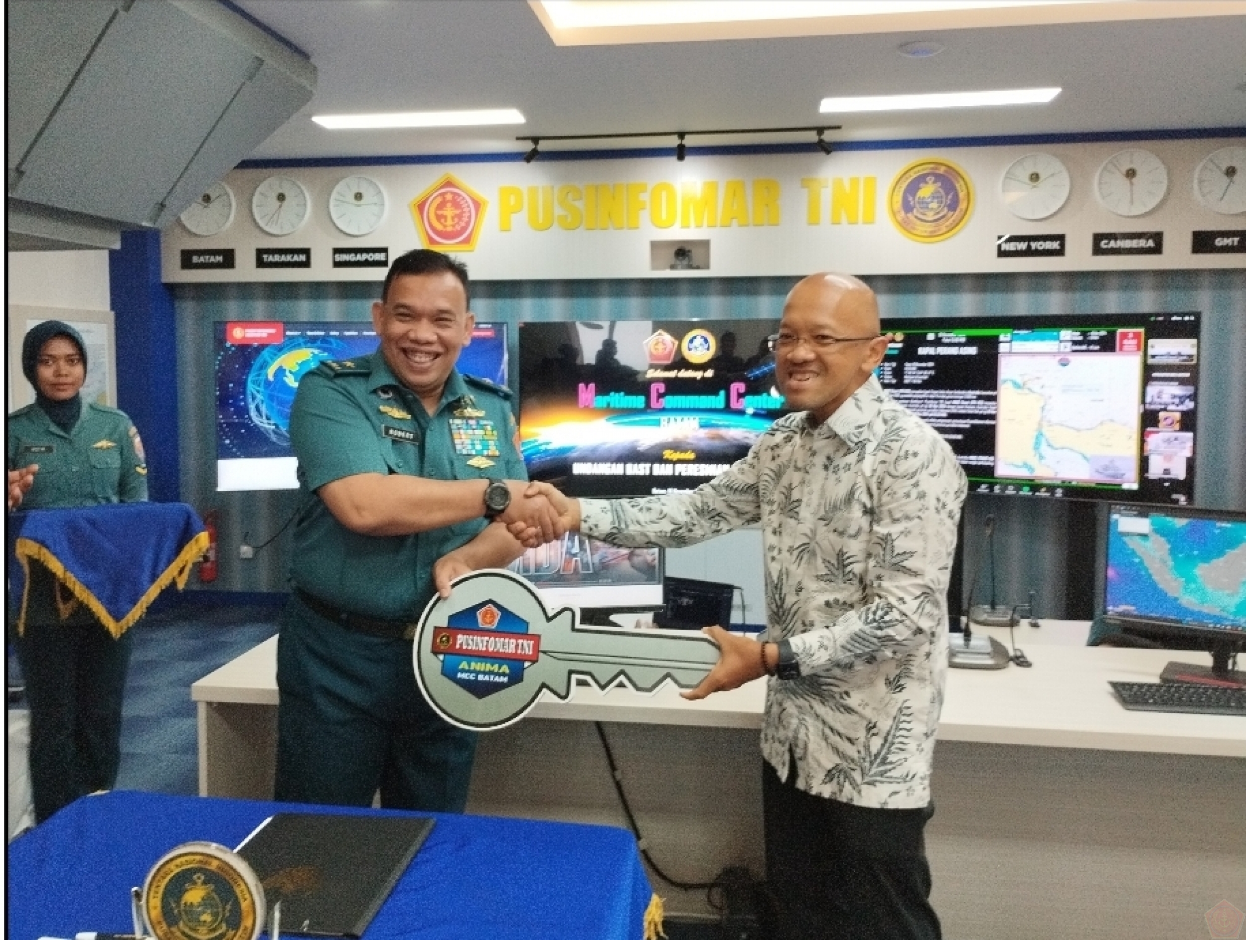 Kapusinfomar TNI Resmikan Maritime Command Center (MCC) Batam | Website ...