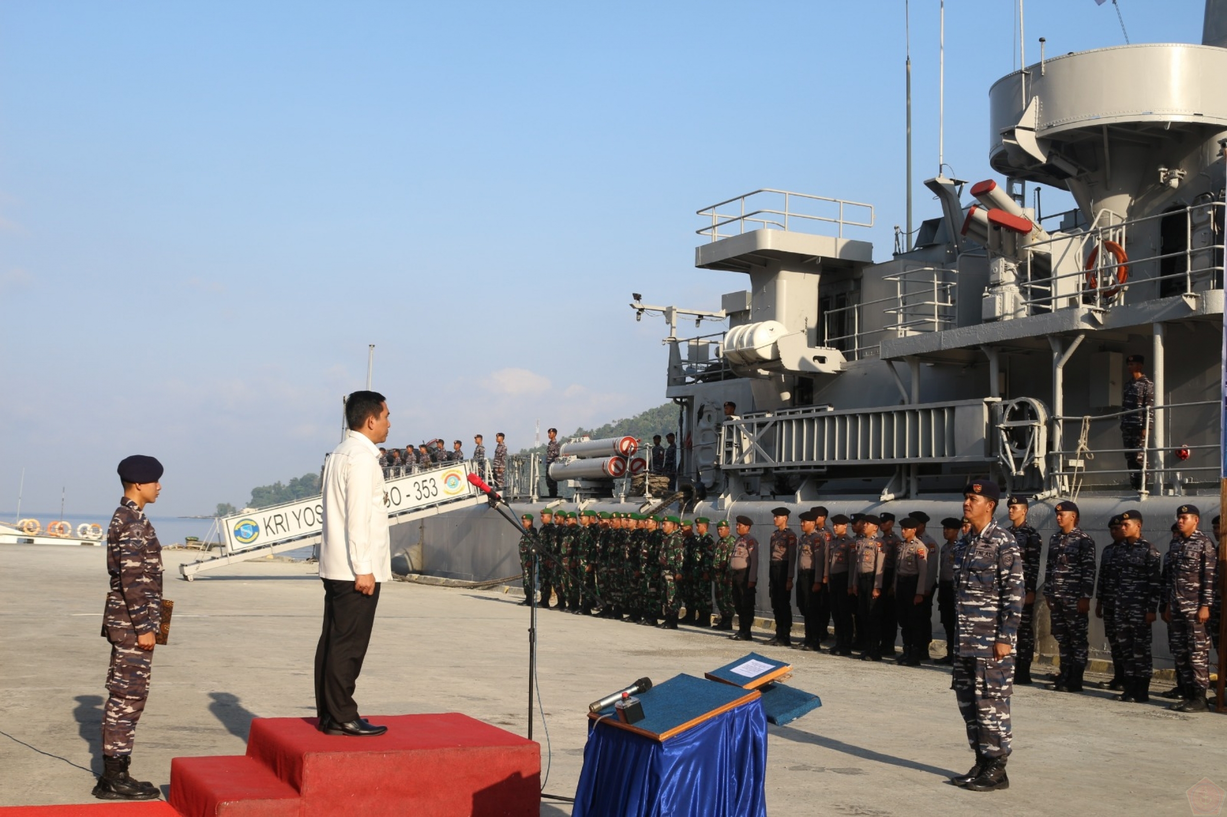 KRI Yos Sudarso-353 Dukung Kunker Staf Kemenko Polhukam | Website ...