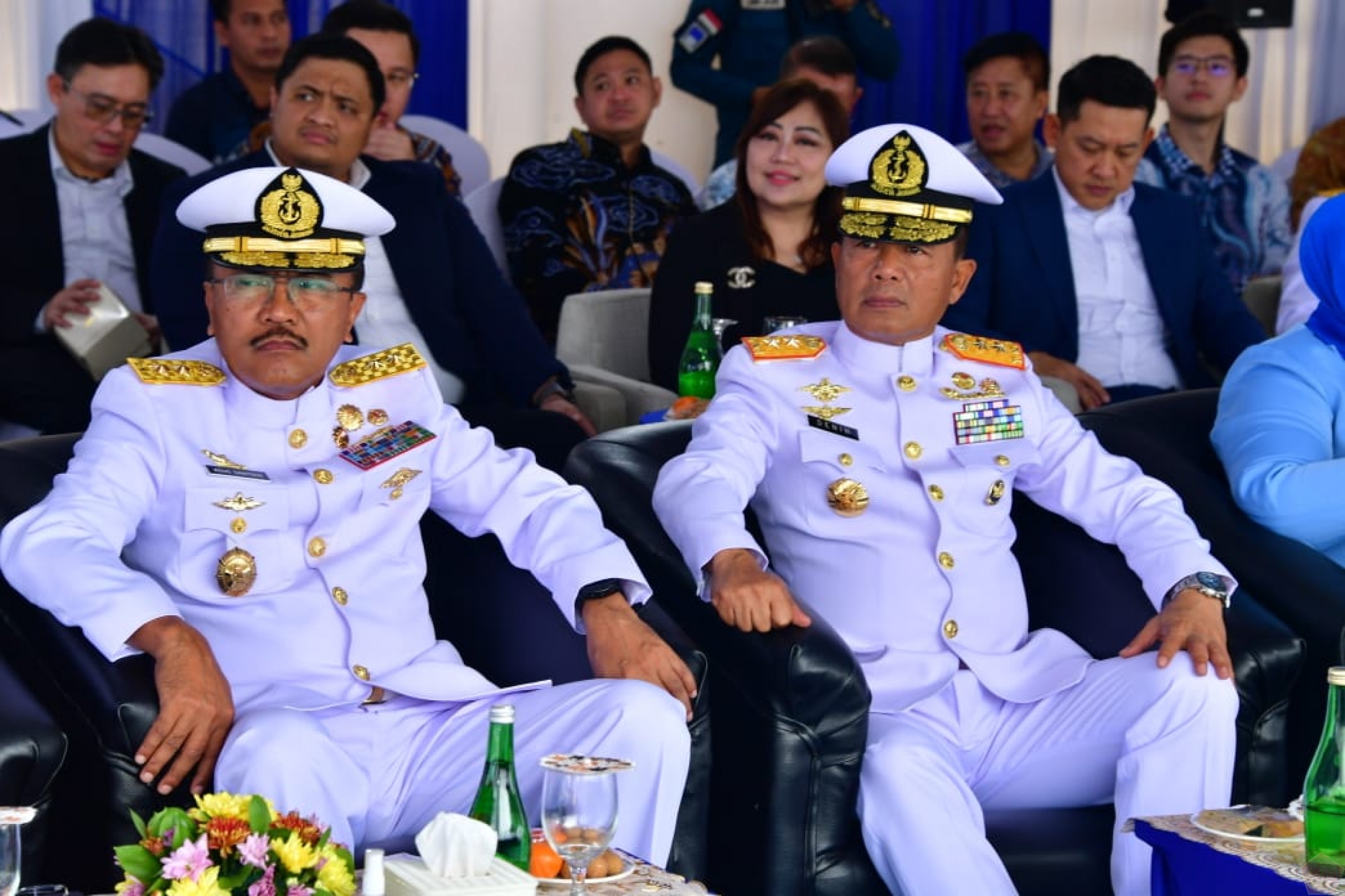 Pangkoarmada II Hadiri Peresmian KRI Marlin-877 Dan Patkamla Jefman ...