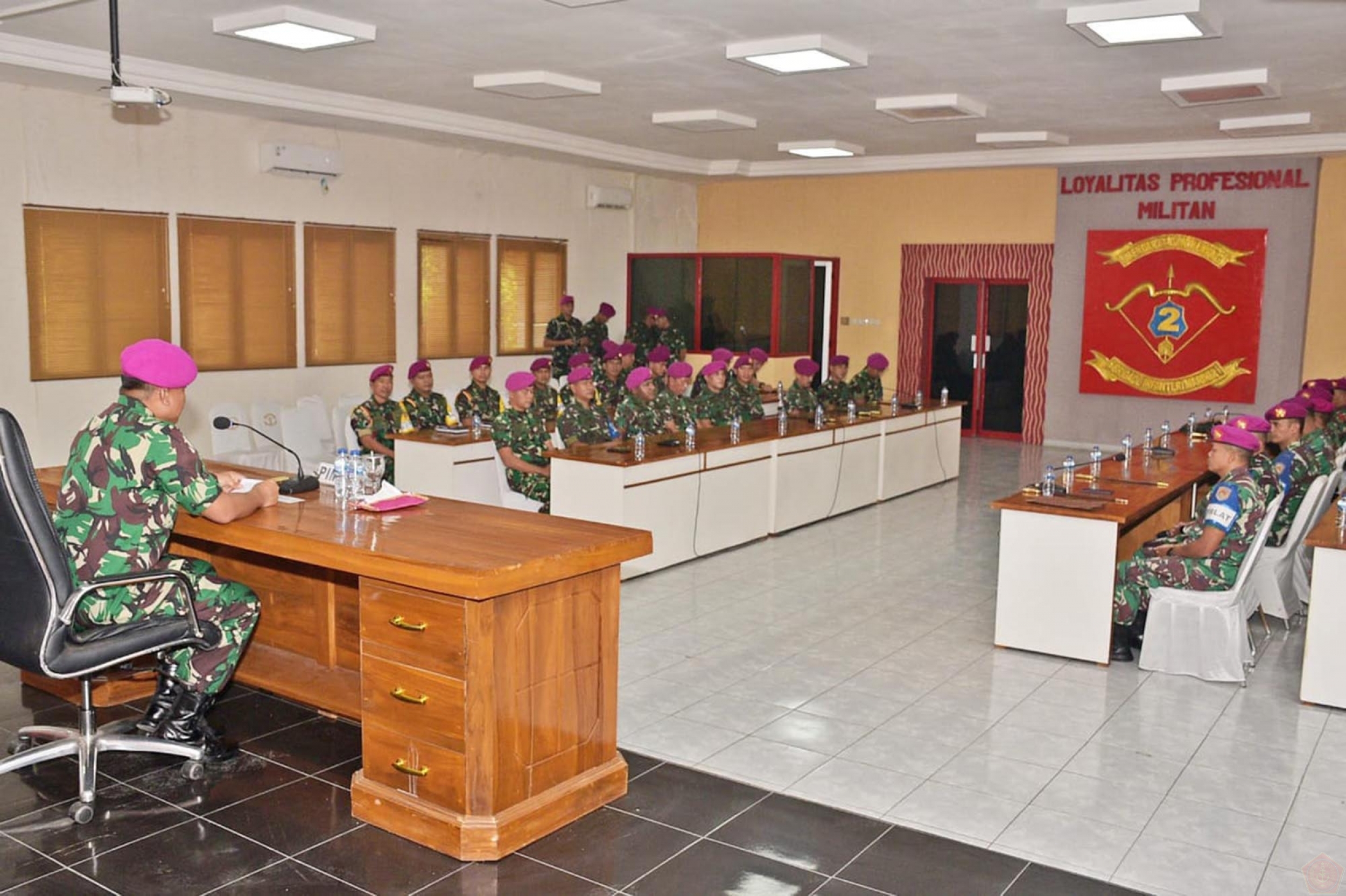 Komandan Batalyon Infanteri 5 Marinir Ikuti Pembukaan Gladi Posko ...