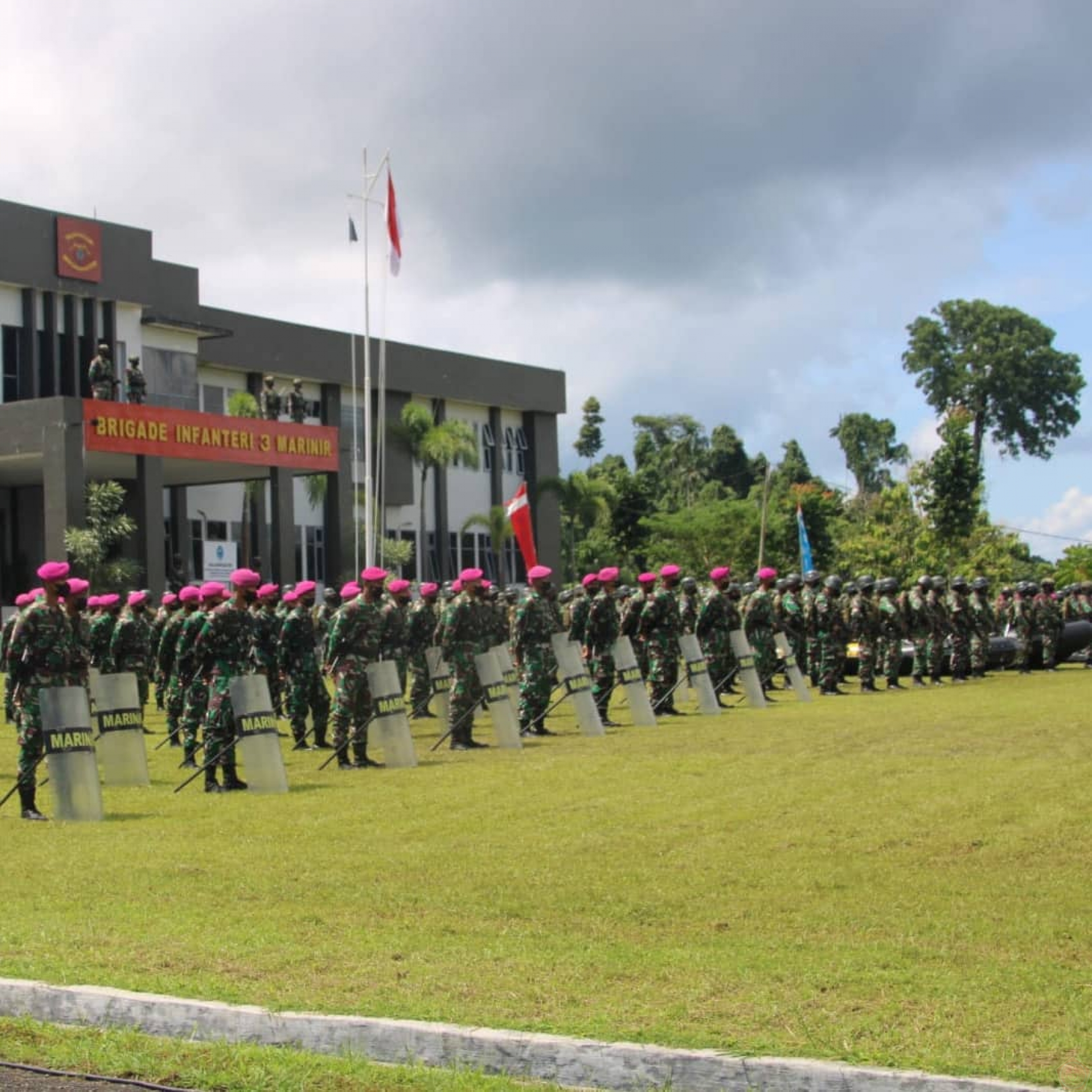 Prajurit Resimen Kavaleri 3 Marinir Pasmar 3 Ikuti Apel Gelar Pasukan ...