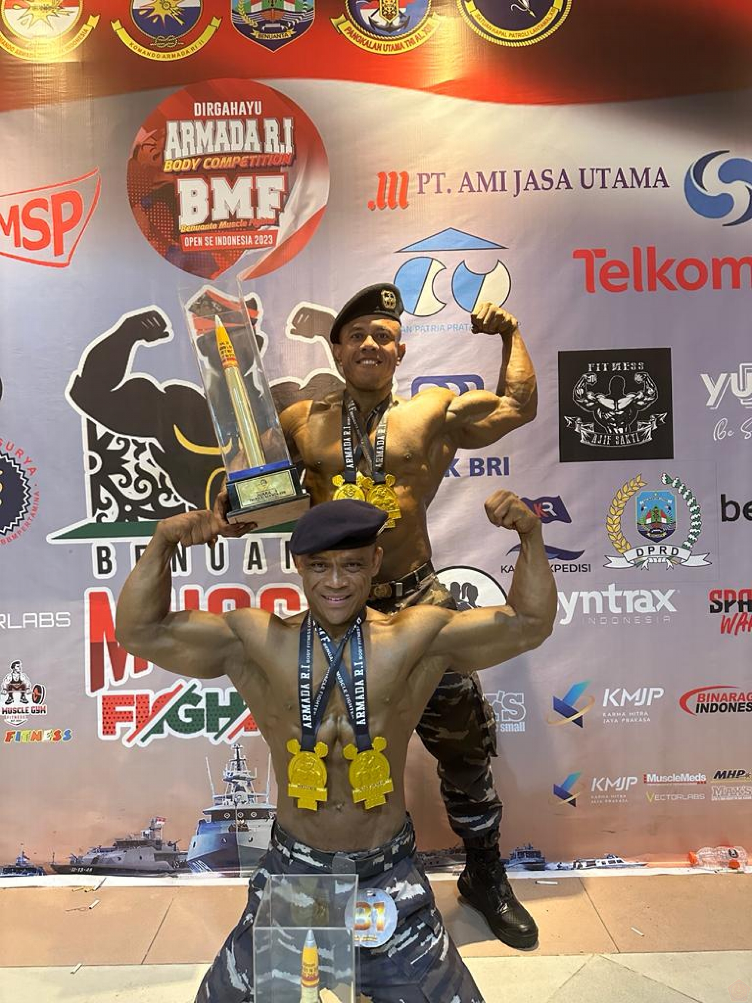 Atlet Binaraga Koarmada II Berhasil Raih Prestasi Dalam Kompetisi Body ...