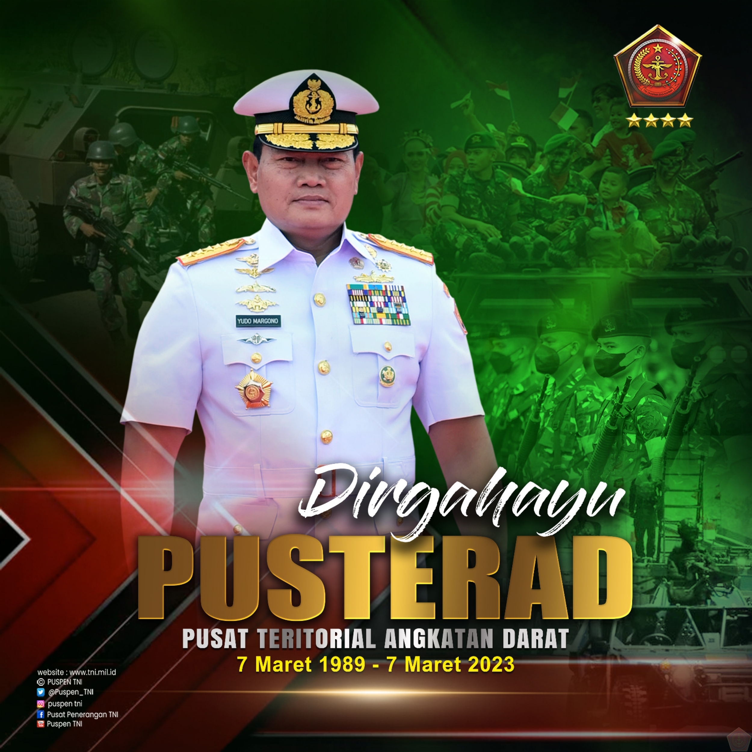 Dirgahayu Pusterad | Website Tentara Nasional Indonesia