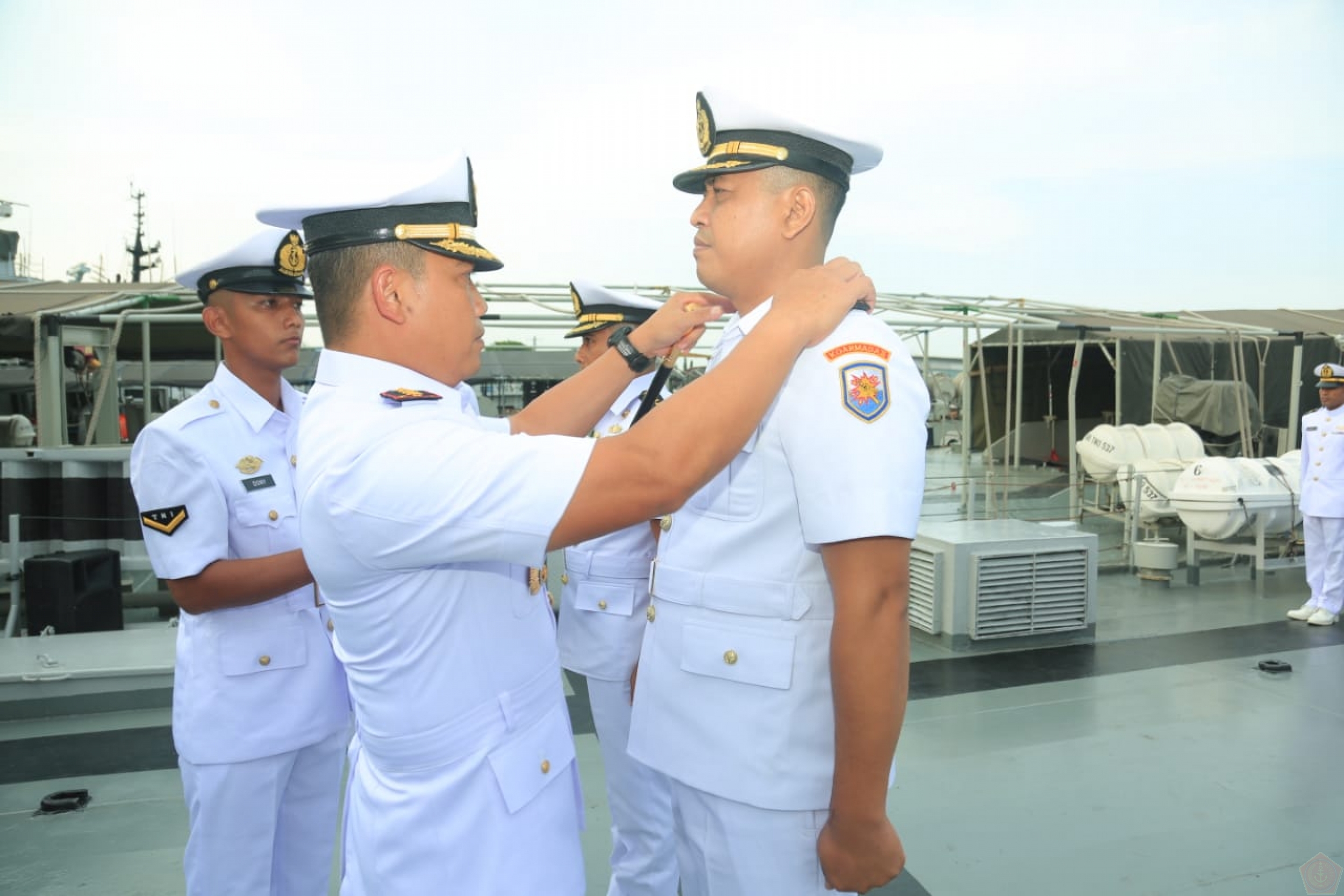 Dansatfib Koarmada II Pimpin Sertijab Komadan KRI Teluk Sangkulirang ...