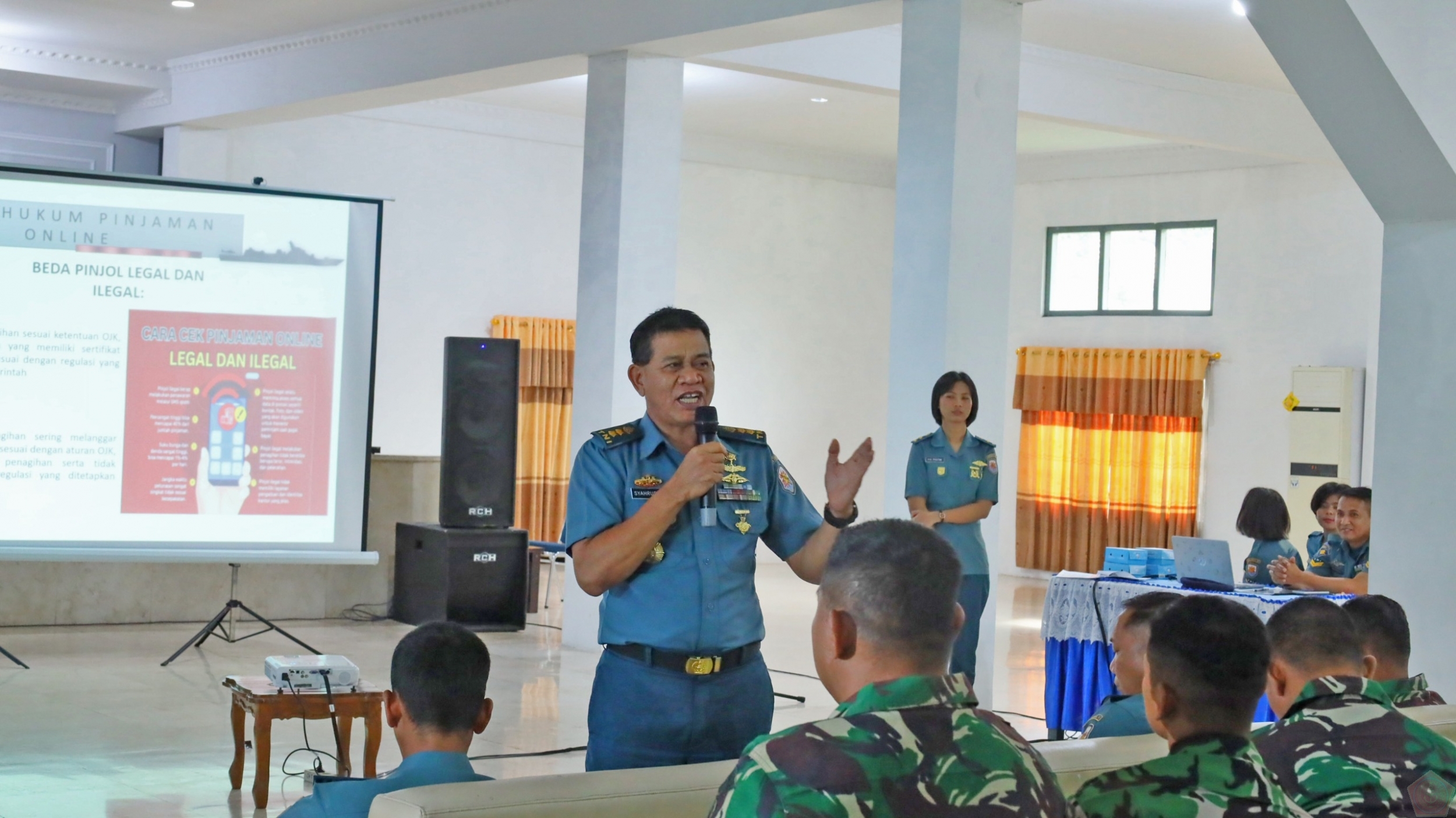 Lantamal VI Makassar adakan Sosialisasi Penyuluhan Hukum Tentang Pinjol ...