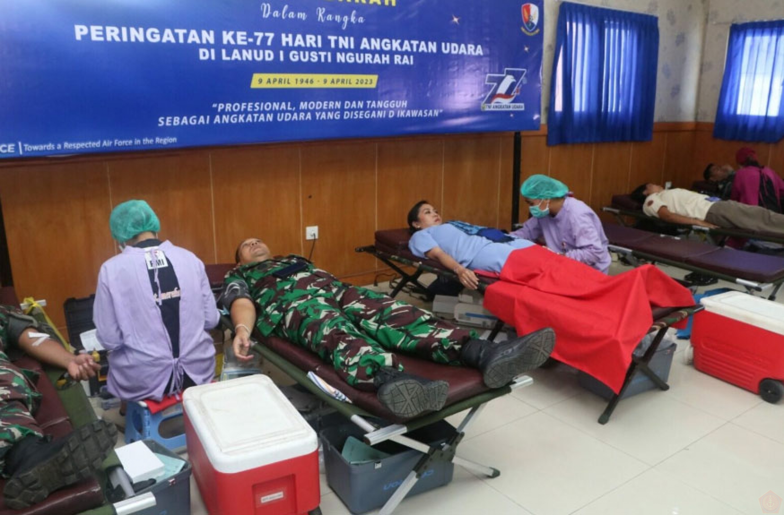 Donor Darah Dalam Rangka Peringatan HUT ke-77 TNI AU di Lanud I Gusti Ngurah Rai | Website ...